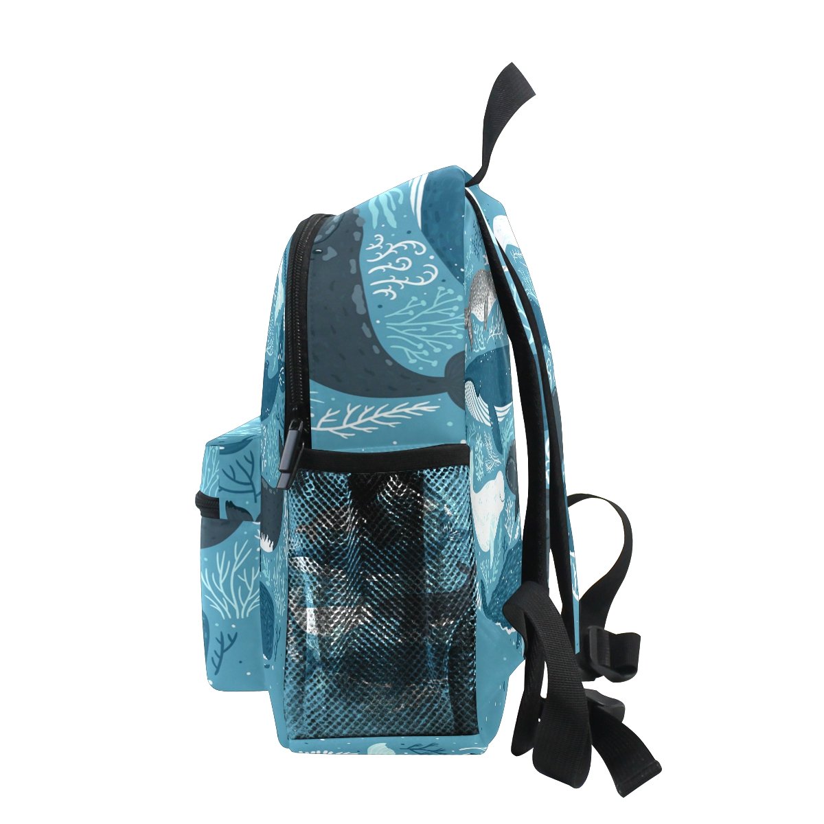 My Daily Kids Backpack Whales Sea Coral Nursery Bags for Preschool Children