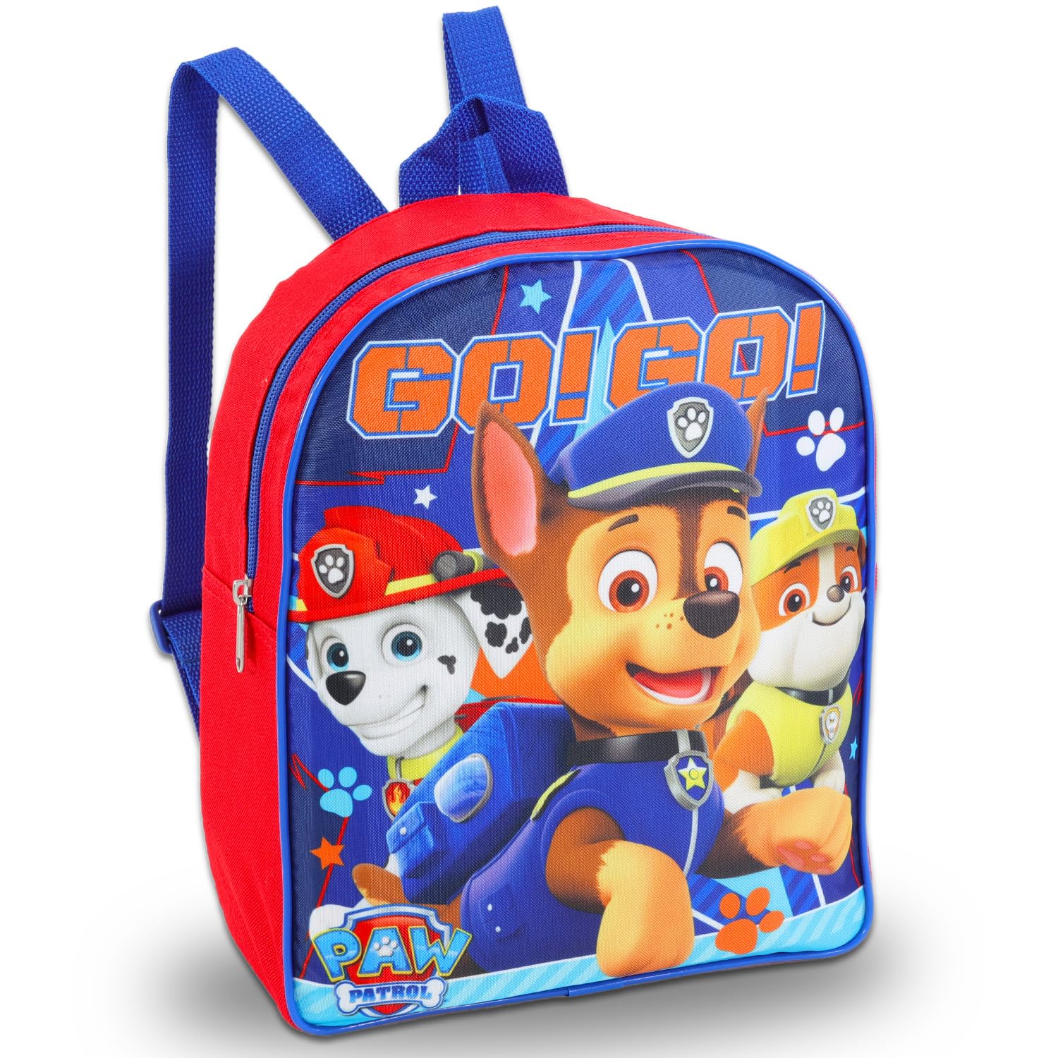 Paw Patrol Backpack for Boys Bundle ~ Premium 11" Paw Patrol Mini School Bag for Toddlers with Stickers and Tattoos (Paw Patrol School Supplies)