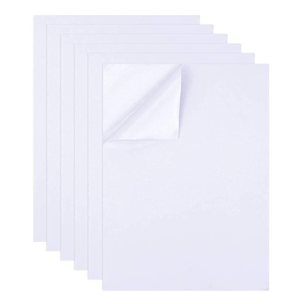 zeyce 10PCS A4 Size Double Sided Tape Sheets, Clear Strong Sticky Tape, Tap Sheet for Arts Craft Photo Albums Making Home Decorative