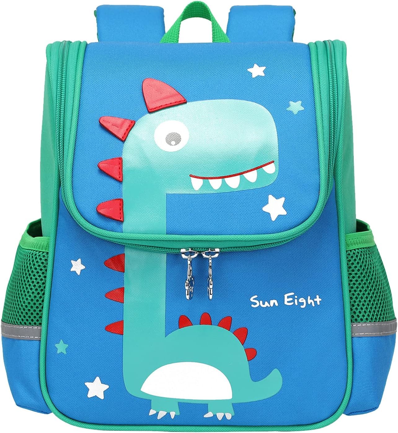 DNSHAN Toddler Backpacks for Boys, 11 Inch Ultra-light Preschool Bookbag for Little Kids, 1-4 Years Old, Dinosaur