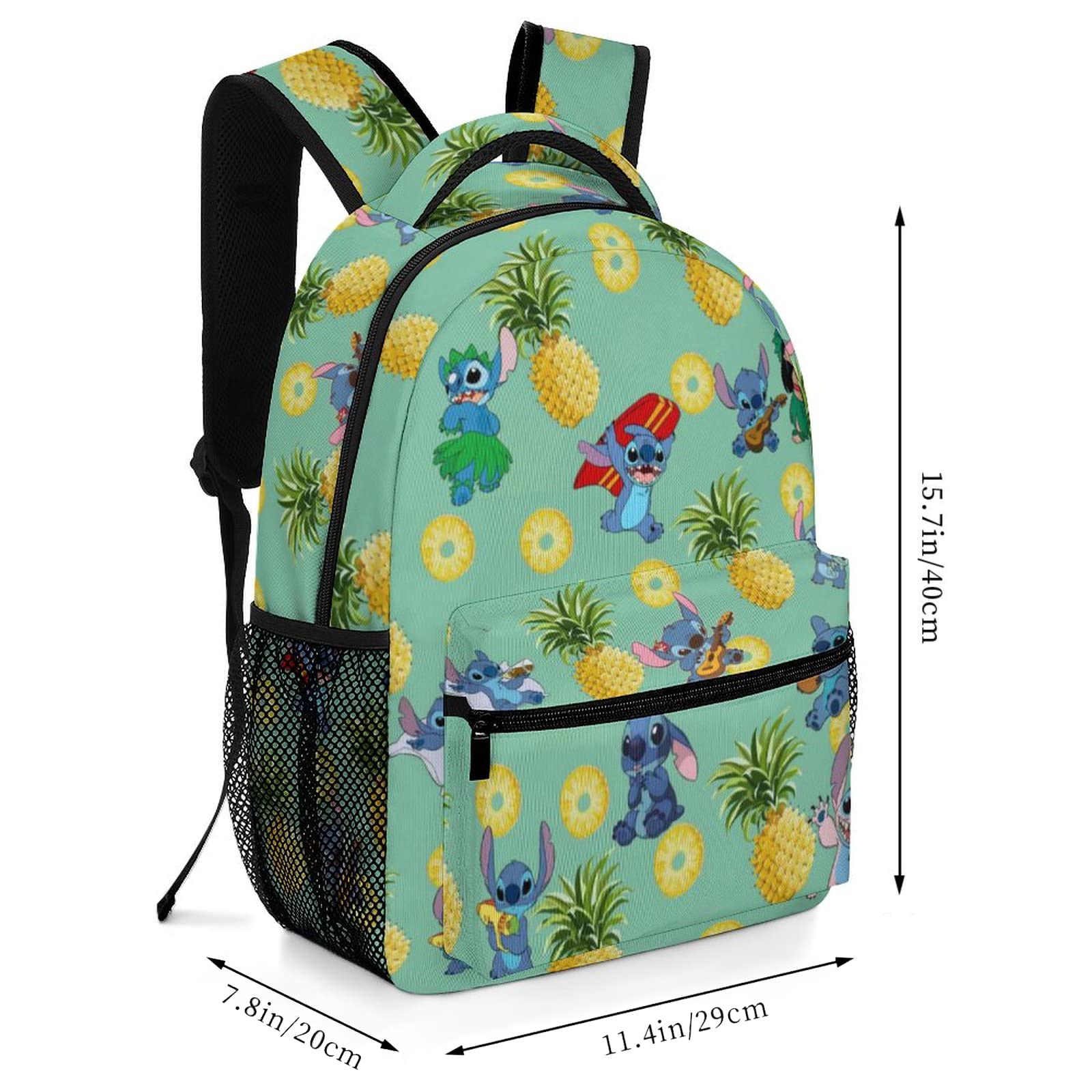 Eidolon Artsy Stitch Backpack Girl's Boy's Adult's 16 Inch Double Strap Shoulder School Bookbag [Water Resistant] Fits Laptop