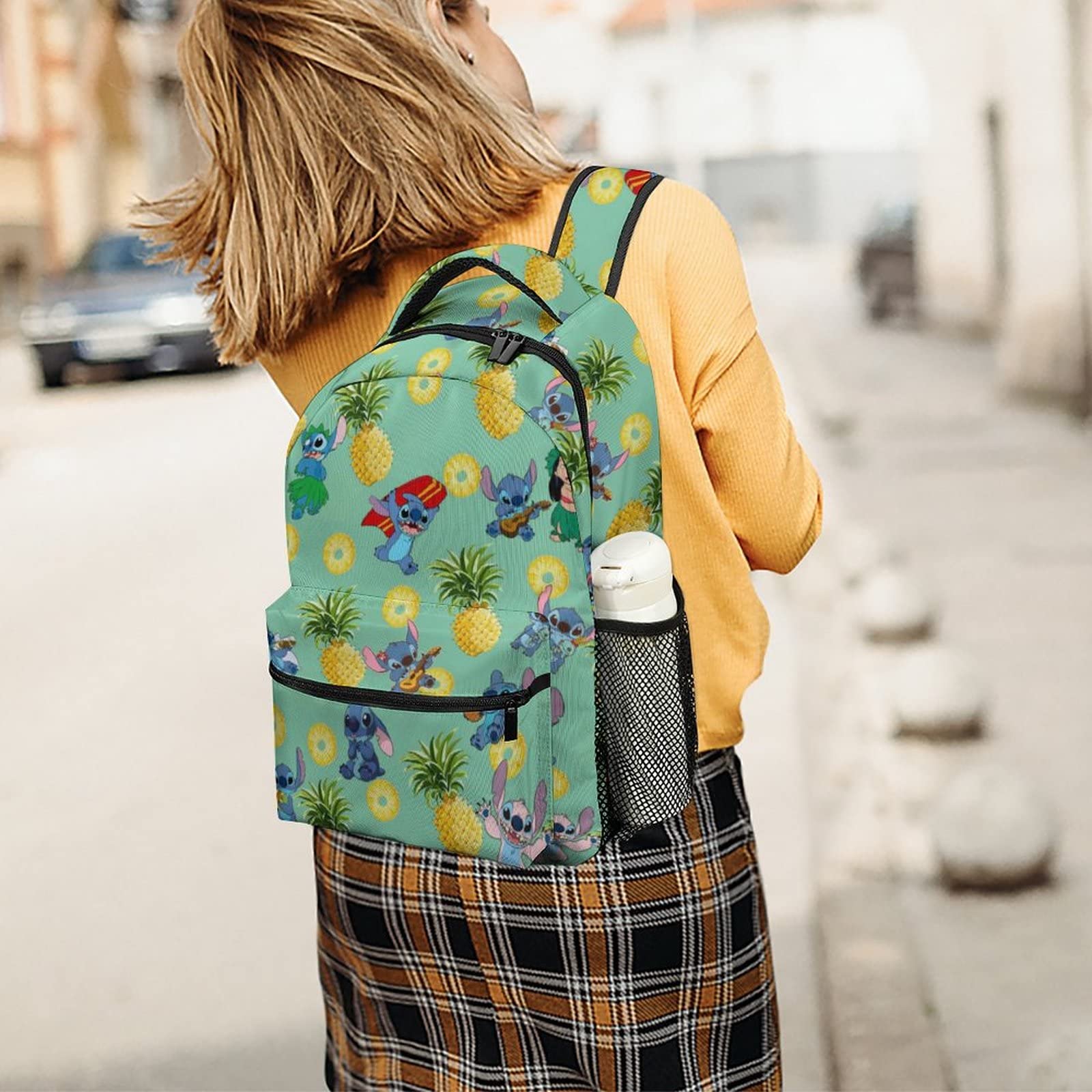 Eidolon Artsy Stitch Backpack Girl's Boy's Adult's 16 Inch Double Strap Shoulder School Bookbag [Water Resistant] Fits Laptop