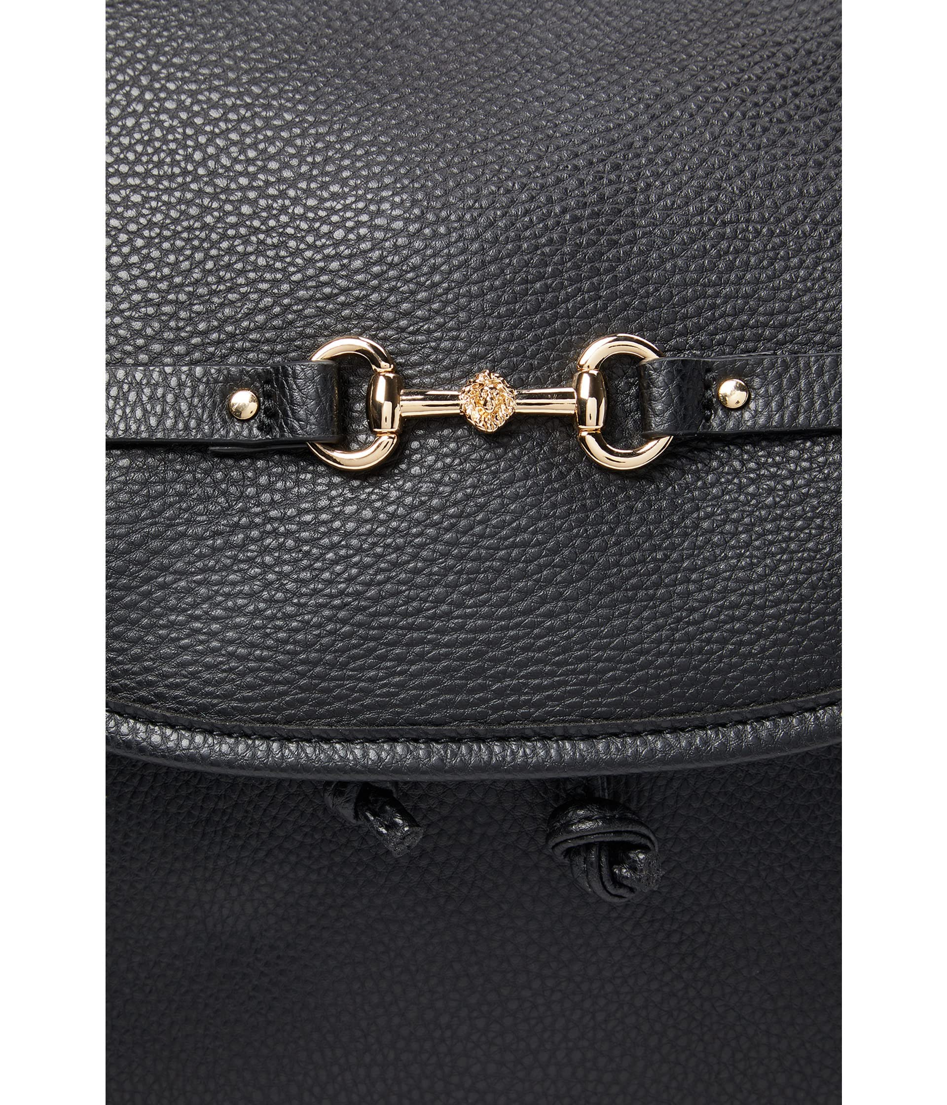 Anne Klein Flap Horsebit Backpack, Petal Pink