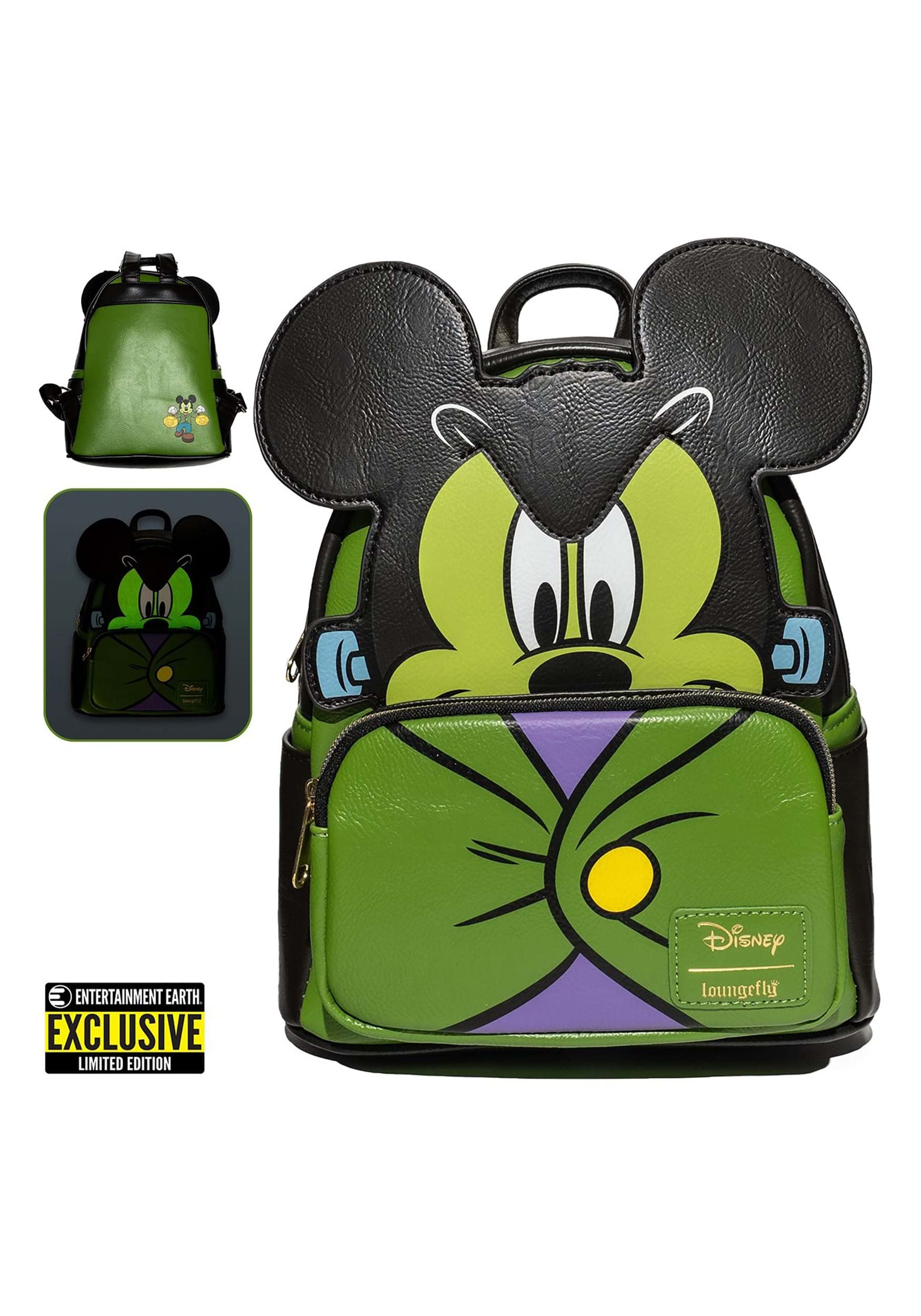 Mickey Mouse Frankenstein Mickey Cosplay Mini-Backpack - Entertainment Earth Exclusive