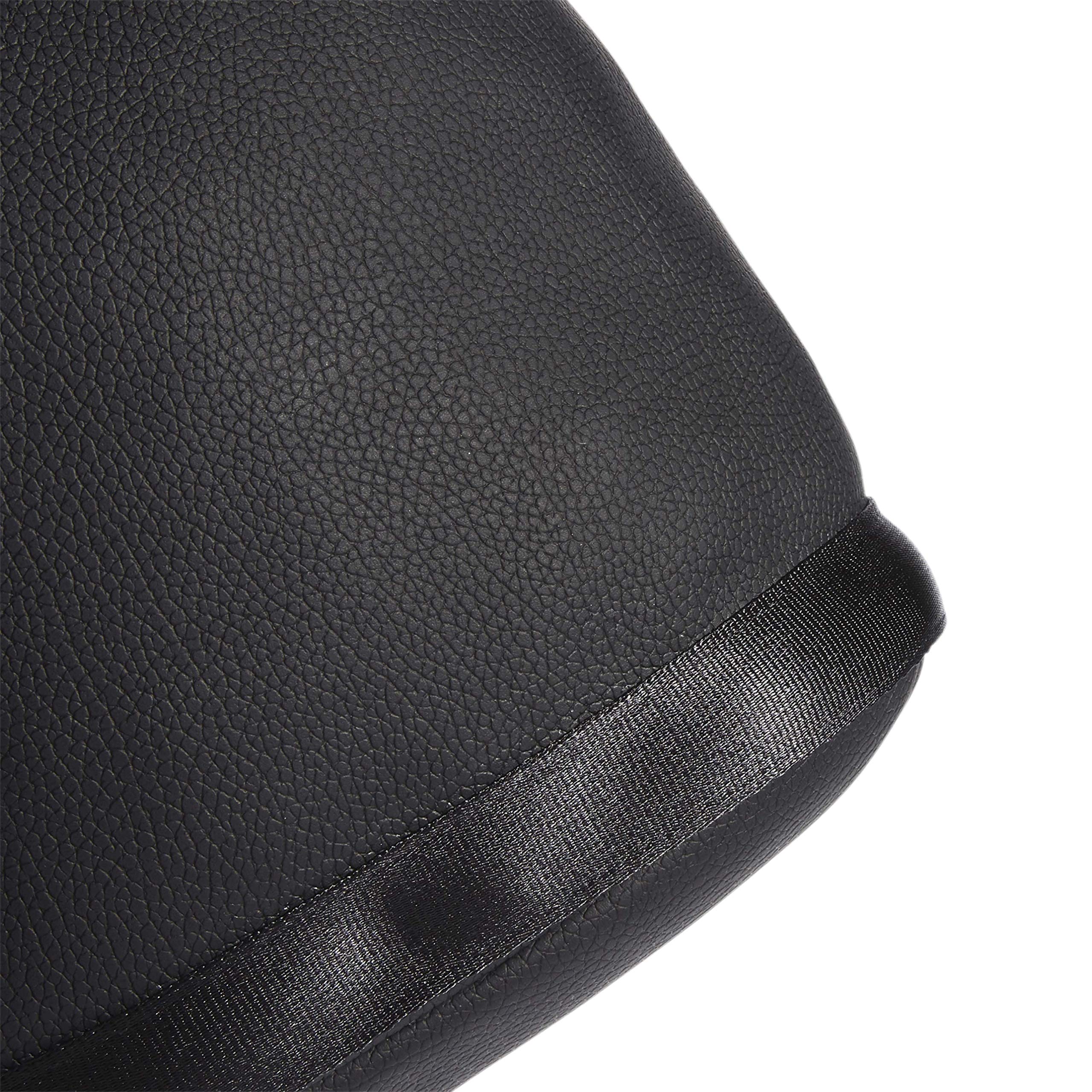 adidas Premium Mini Backpack, Black PU Leather/Rose Gold, One Size