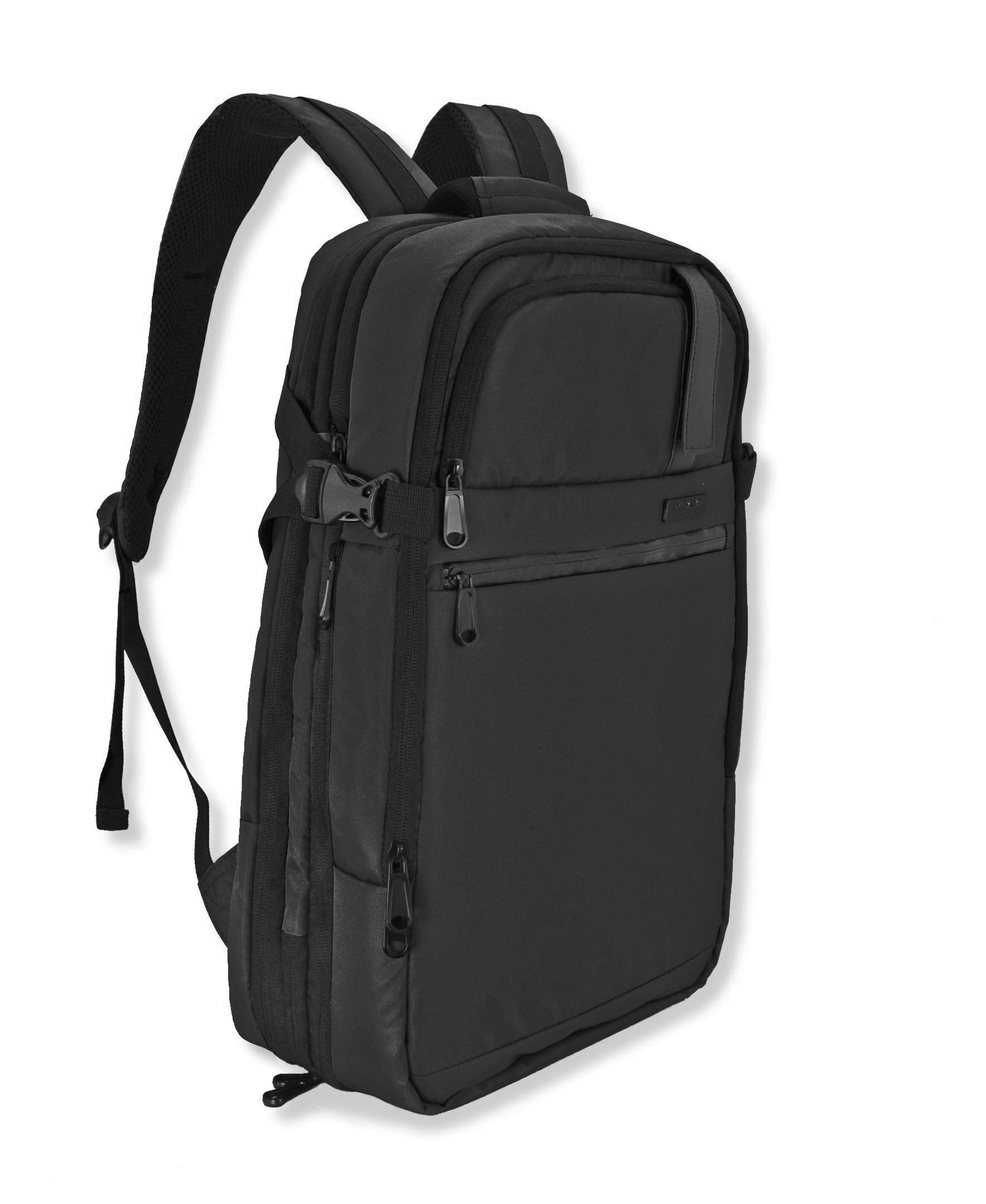 Duchamp Getaway Expandable Carry-On Backpack Suitcase (Black)