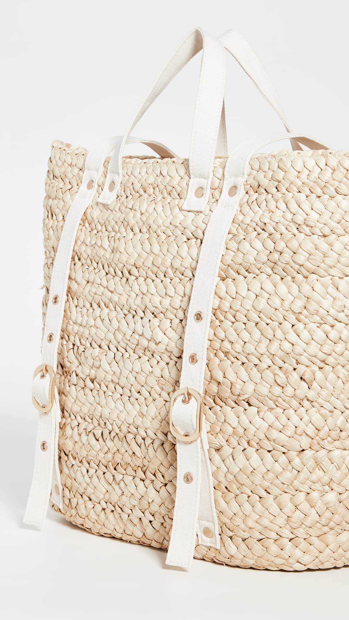 L*Space Women's Summer Days Backpack, Natural, Tan, One Size
