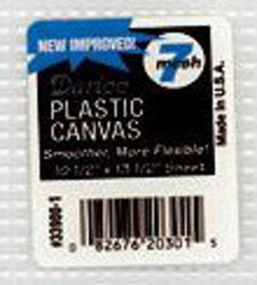 4-Pack of Darice Mesh Plastic Canvas - Clear - 10.5 x 13.5
