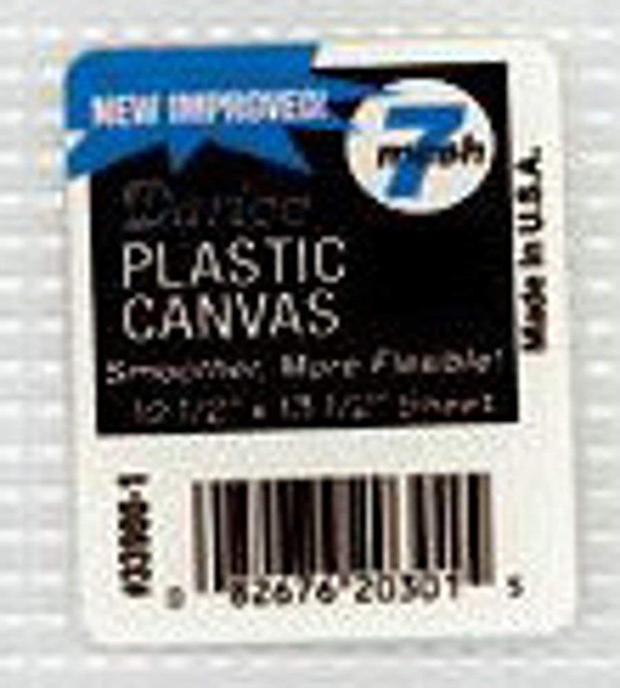 4-Pack of Darice Mesh Plastic Canvas - Clear - 10.5 x 13.5
