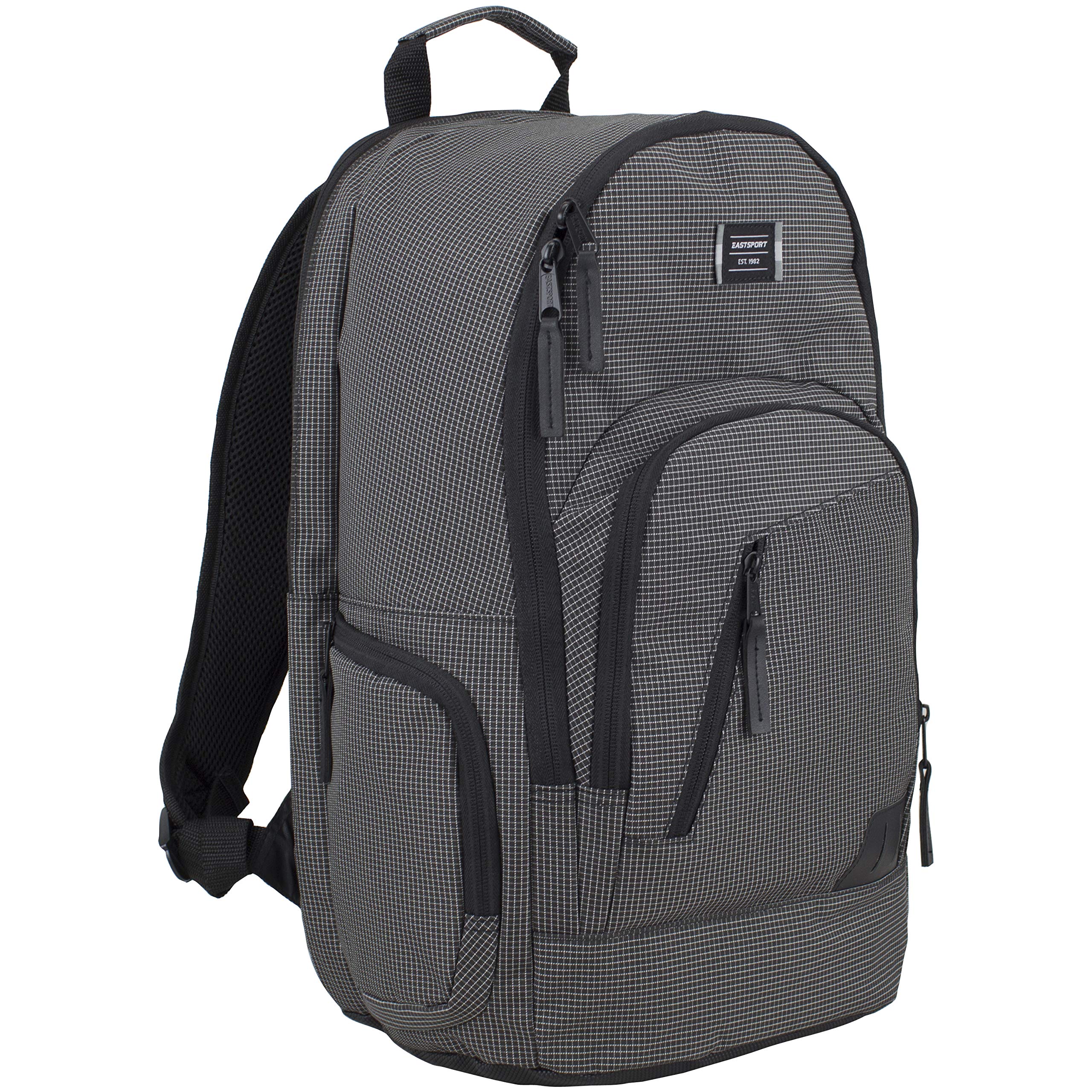 Eastsport Limited Edition Sergent Backpack, Black and White Ripstop Print