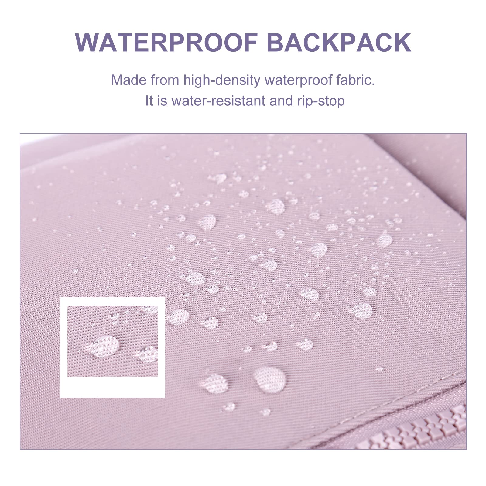 Laptop Backpack for Women Fits 14 Inch Laptop, Small Travel Backpack Stylish College School Backpack Bookbag Casual Daypack