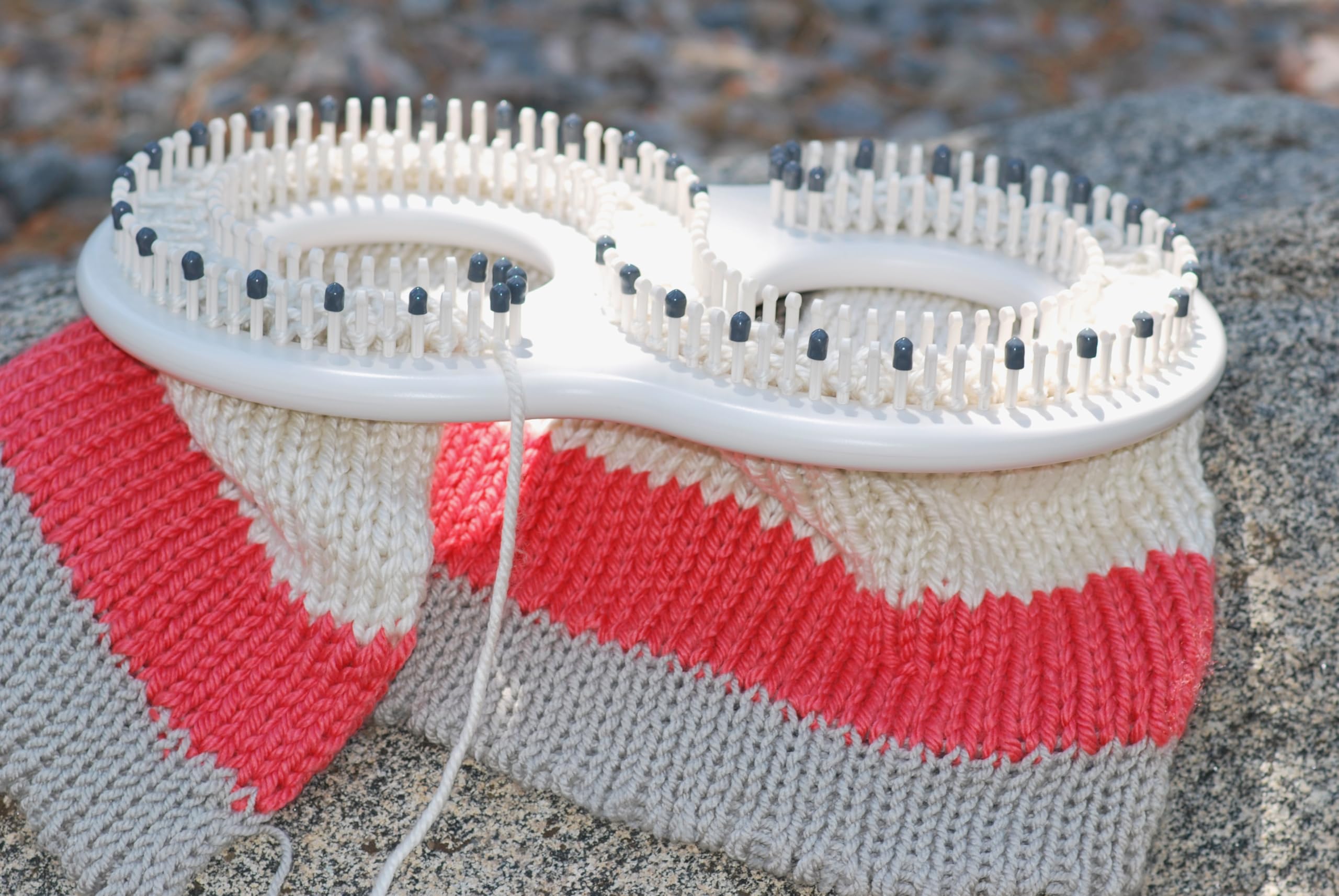 Authentic Knitting Board KB8000 Afghan knitting loom