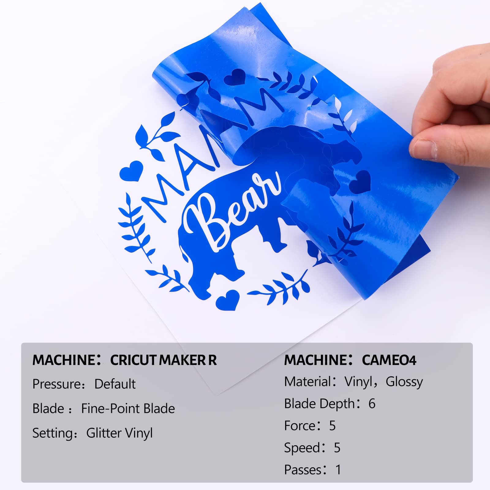 HTVRONT Permanent Vinyl for Cricut Machine, 80PCS 12"x12" Adhesive Vinyl Sheets--Permanent Vinyl Bundle for Mugs, Decoration, Craft Projects