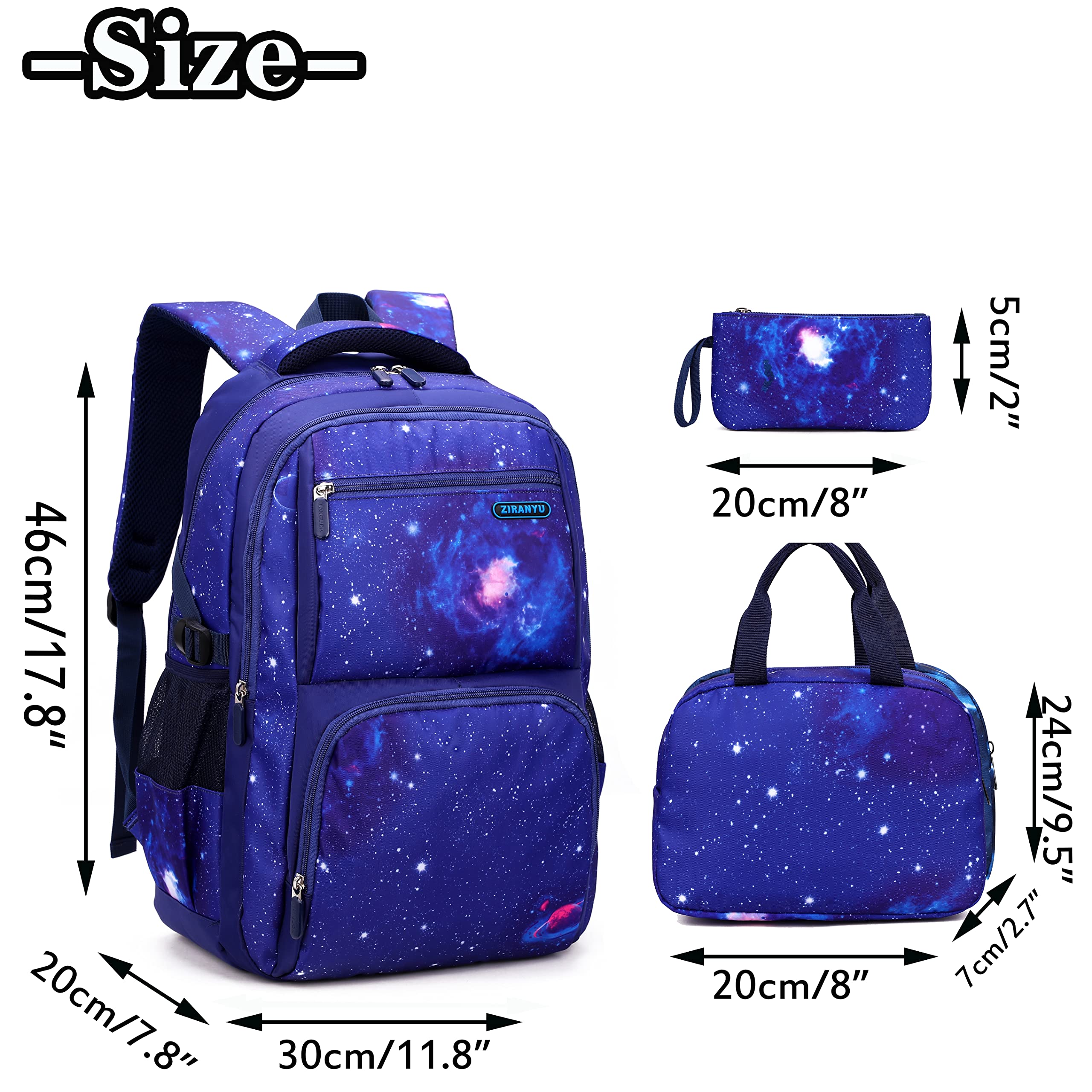Girls Boys Kids Backpack for Preschool Kindergarten Elementary School Backpack for Girls Boys Kids Lightweight and Multi functional carry on Backpack 18inch Gaxaly 04
