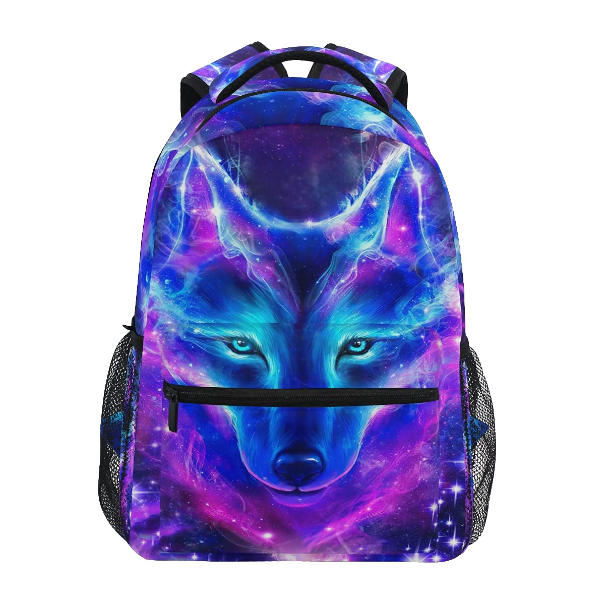 Starry Wolf Kids Backpack for Boys Classic School Bookbag Perfect Size for School and Travel Backpacks