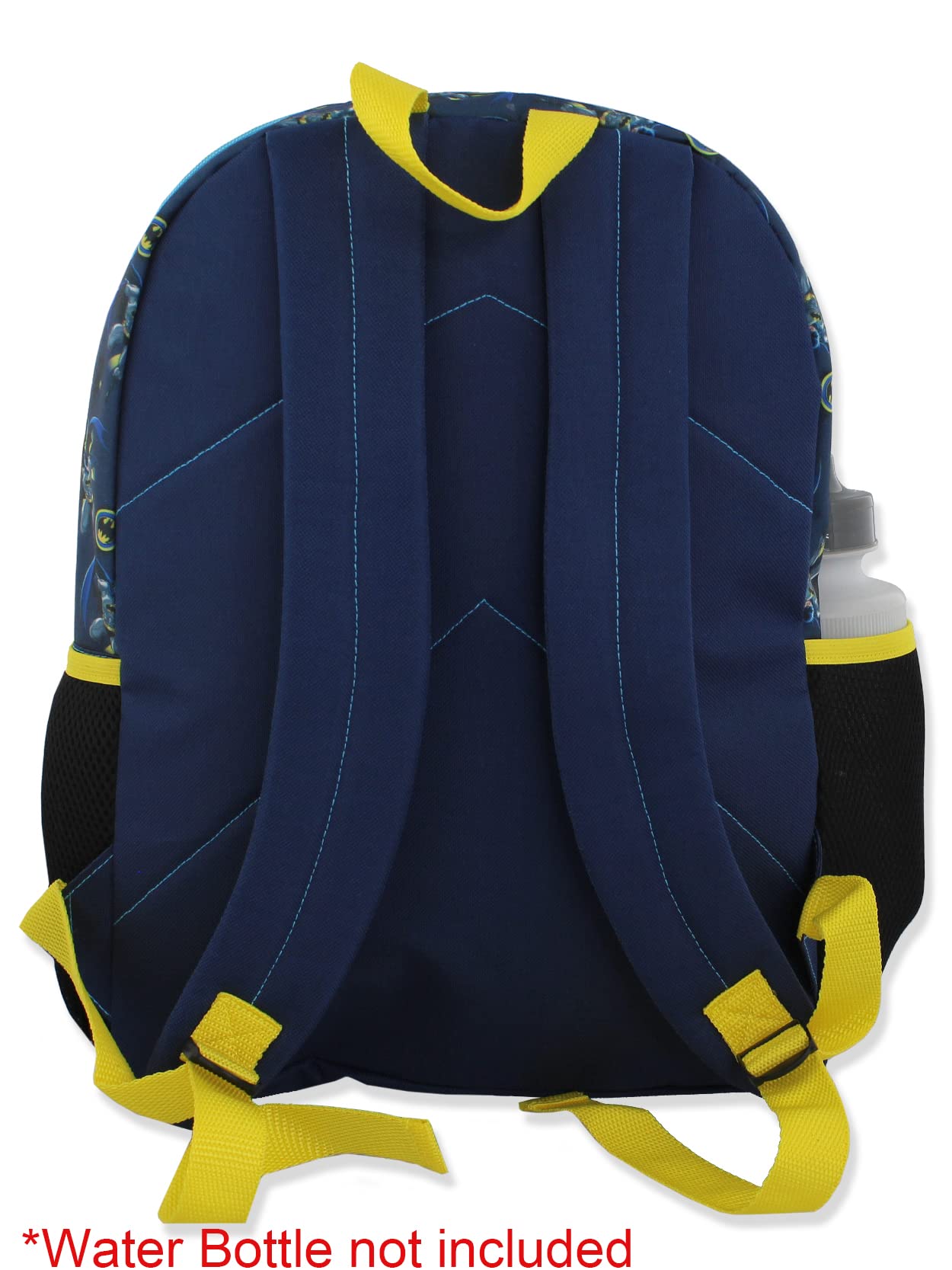DC Comics Batman Boys 16" Backpack 5 piece School Set (One Size, Blue)