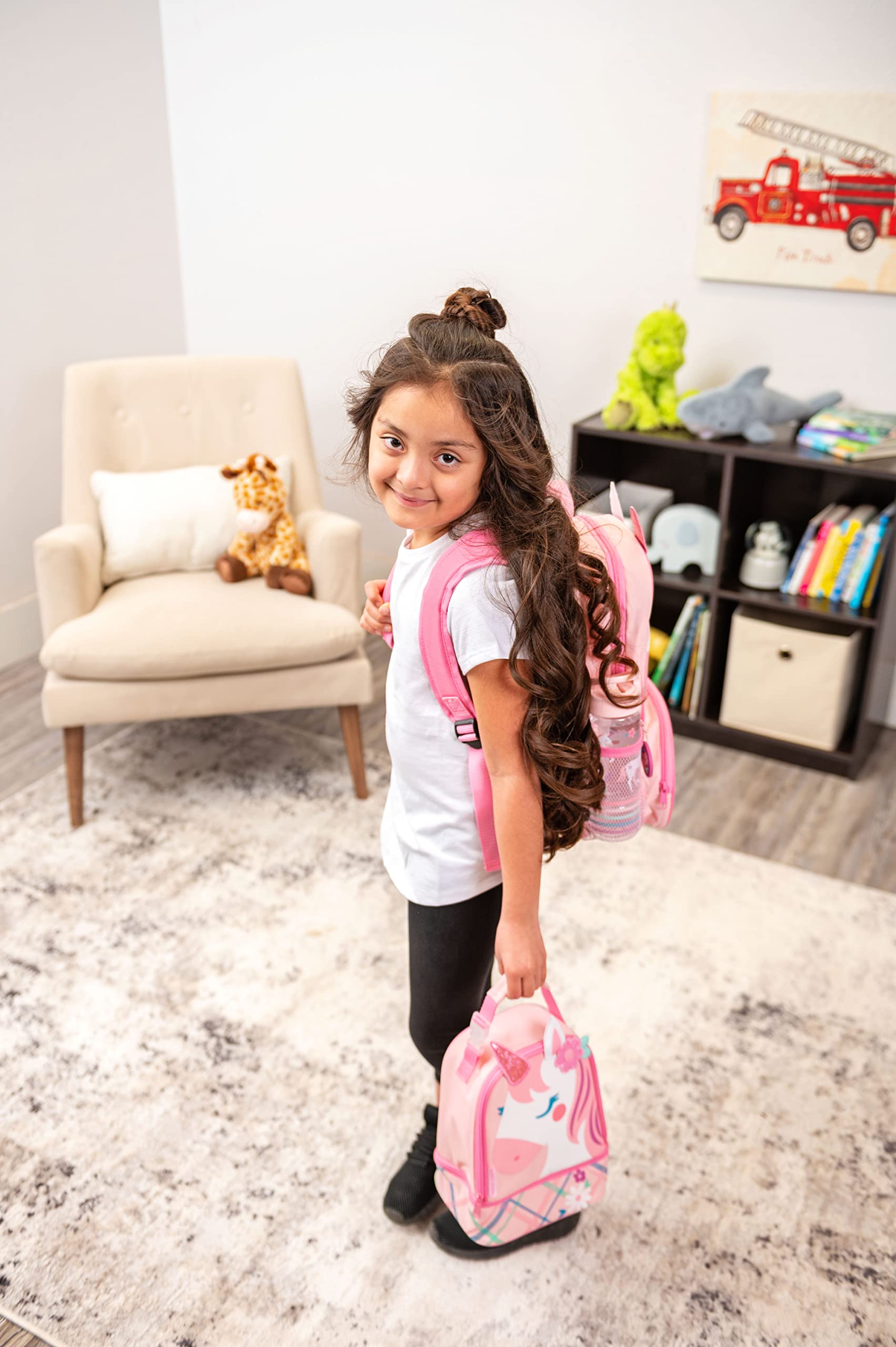 Stephen Joseph Sidekick Unicorn Backpack with Activity Coloring Book
