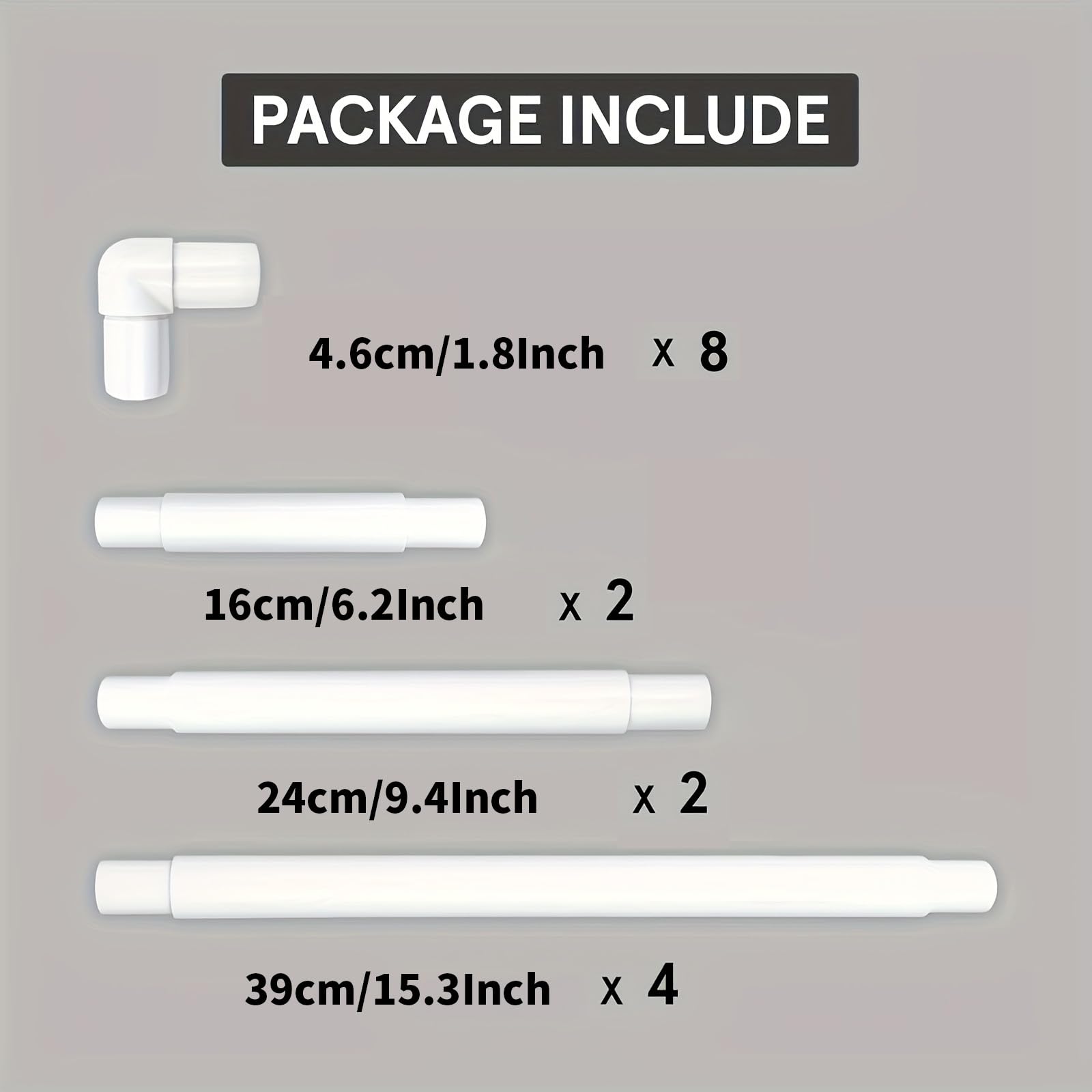 3 in 1 17''x17'',17"x11",11"x8" Universal Clip Frame Set, Square Rectangle Plastic Clip Frame for Embroidery, Quilting, Cross-Stitch, Punch Needle, Silk-Painting-Hand U Journey