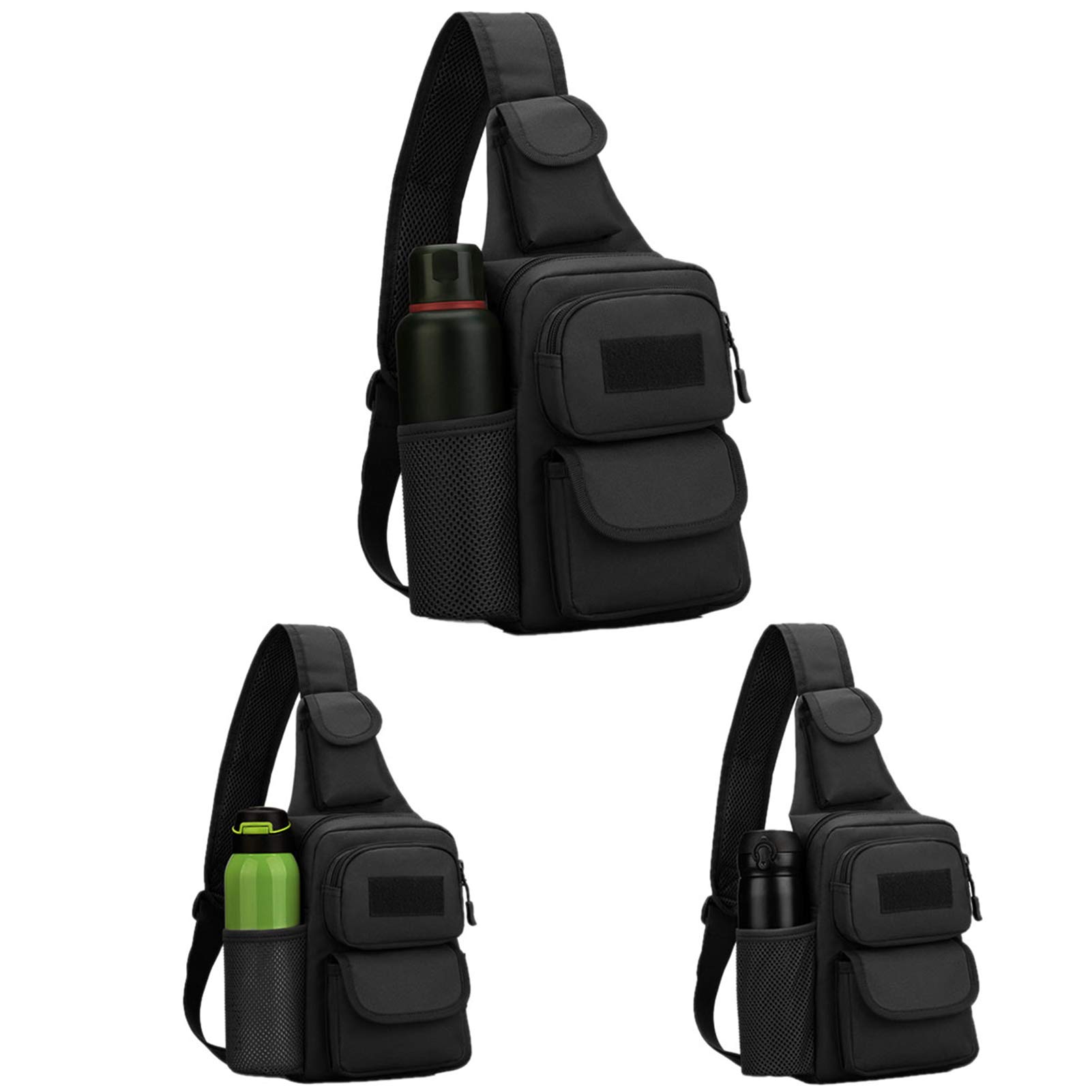 CamGo Tactical Chest Sling Bag One Strap Crossbody Daypack Mini Shoulder Backpack for Sport Daily Use