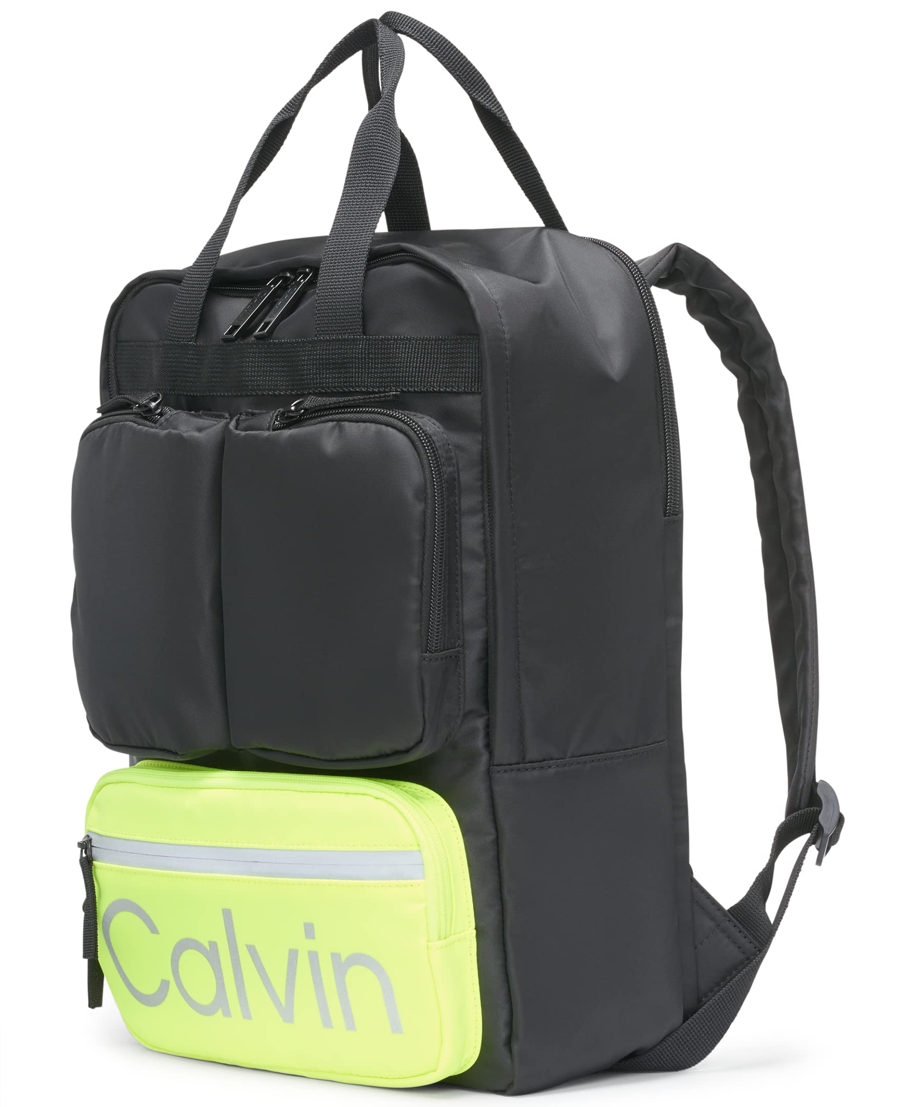 Calvin Klein Women's Casual Lightweight Backpack, Black, One Size
