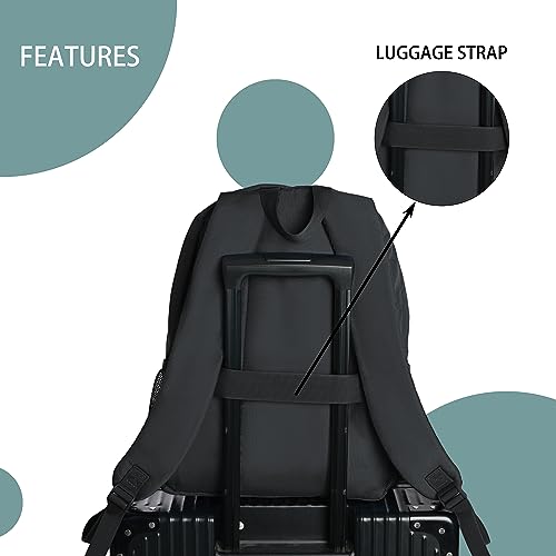 Cango Casual Lightweight Large Capacity School Daypack and Work Backpack, fits multiple school accessories, Water resistant bookbag for Teens, Men, and Women.
