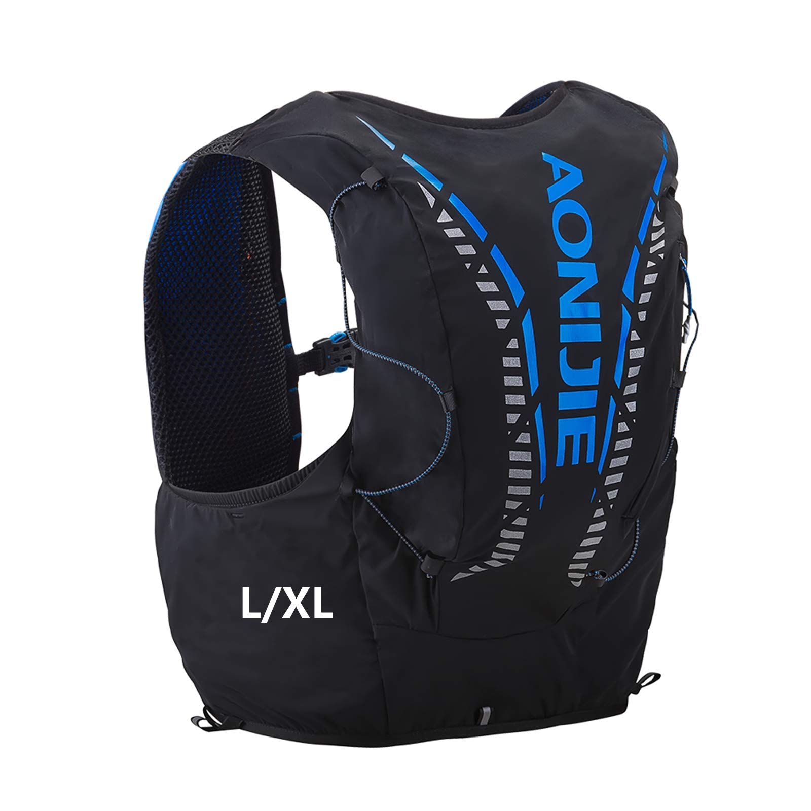 AONIJIE 2.5L/5L/12L Professional Lightweight Cross-Country Backpack Outdoor Hydration Backpack Hiking Camping Climbing (5L# Orange-M/L)