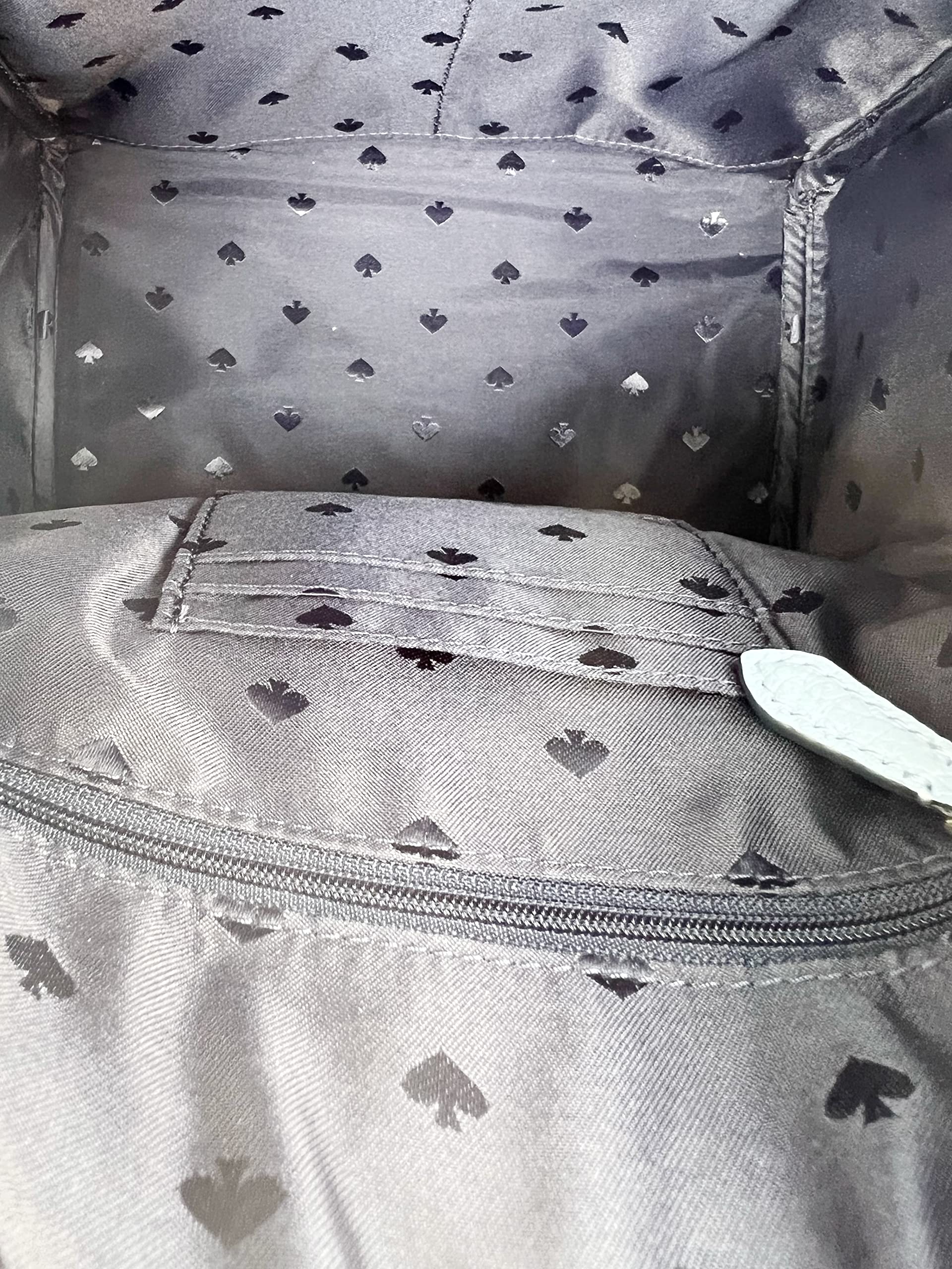 Kate Spade Chelsea Little Better Nylon Large Backpack Black Multi Apple
