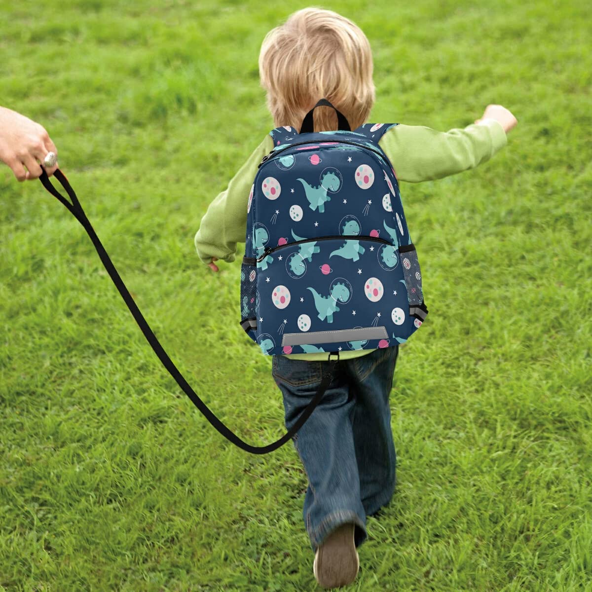Cute Toddler Backpack Cute Dinosaur Astronaut Planet Mini Bag for Baby Girl Boy Age 3-7