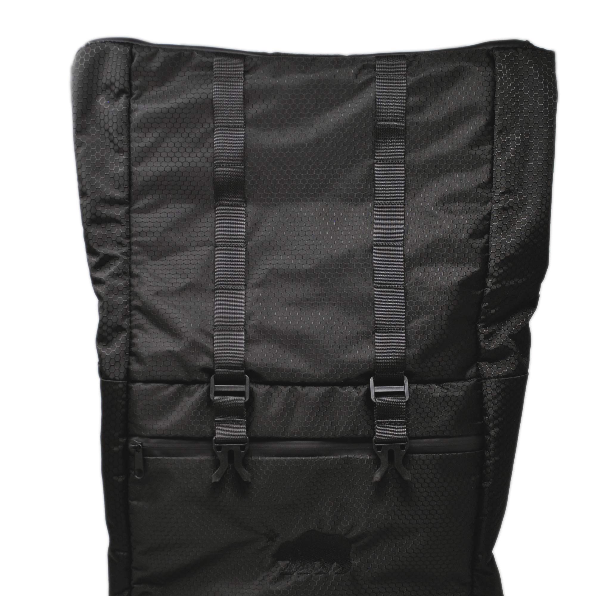 Cali Crusher 100% Smell Proof Roll Top Backpack - Water Proof - Hydroponics (Olive Green)