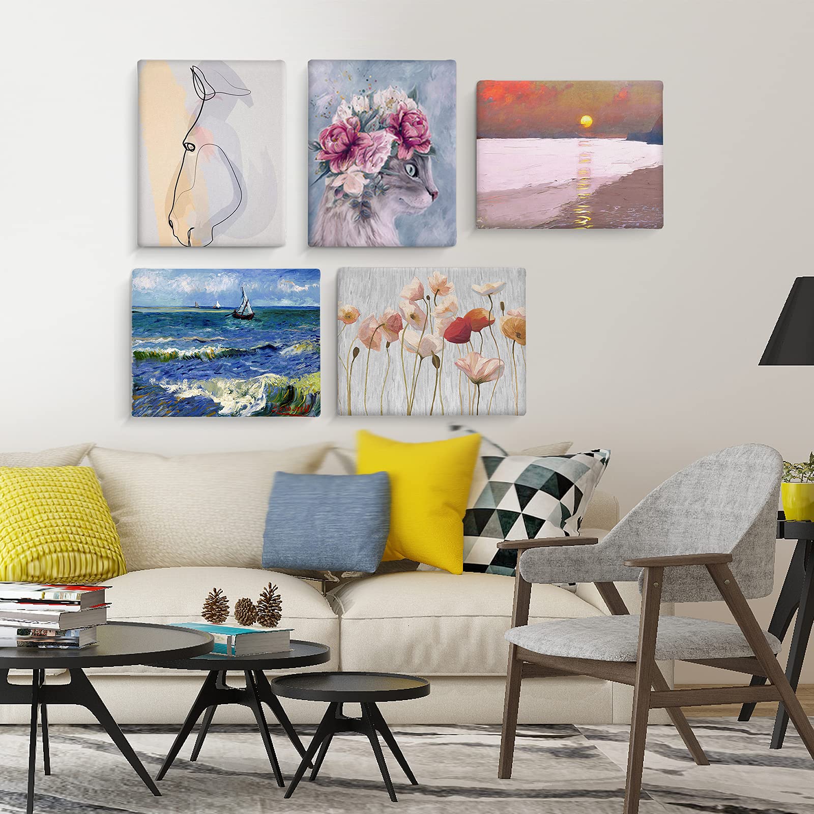 20 Pack Canvases for Painting with 8x10", Painting Canvas for Oil & Acrylic Paint.