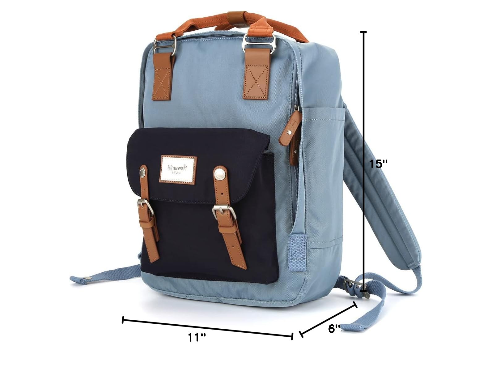 himawari Backpack/Waterproof Backpack 14.9" College Vintage Travel Bag for Women,14inch Laptop for Student (HIM-75#)