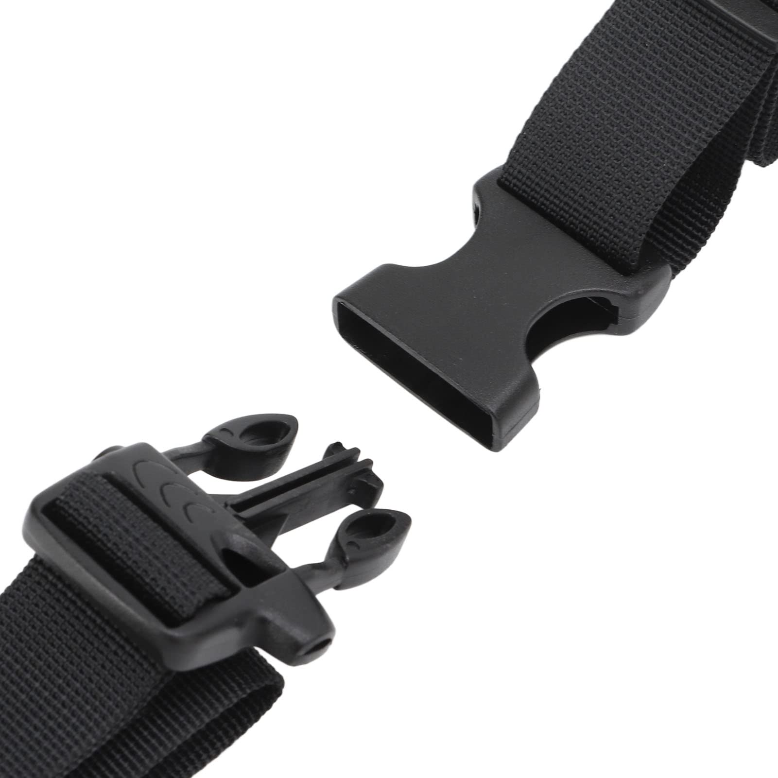 Jenngaoo Backpack Sternum Strap, Black Adjustable Backpack Strap Kids School Bag Non Slip Backpack Straps for Universal Outdoor Mountaineering Bag