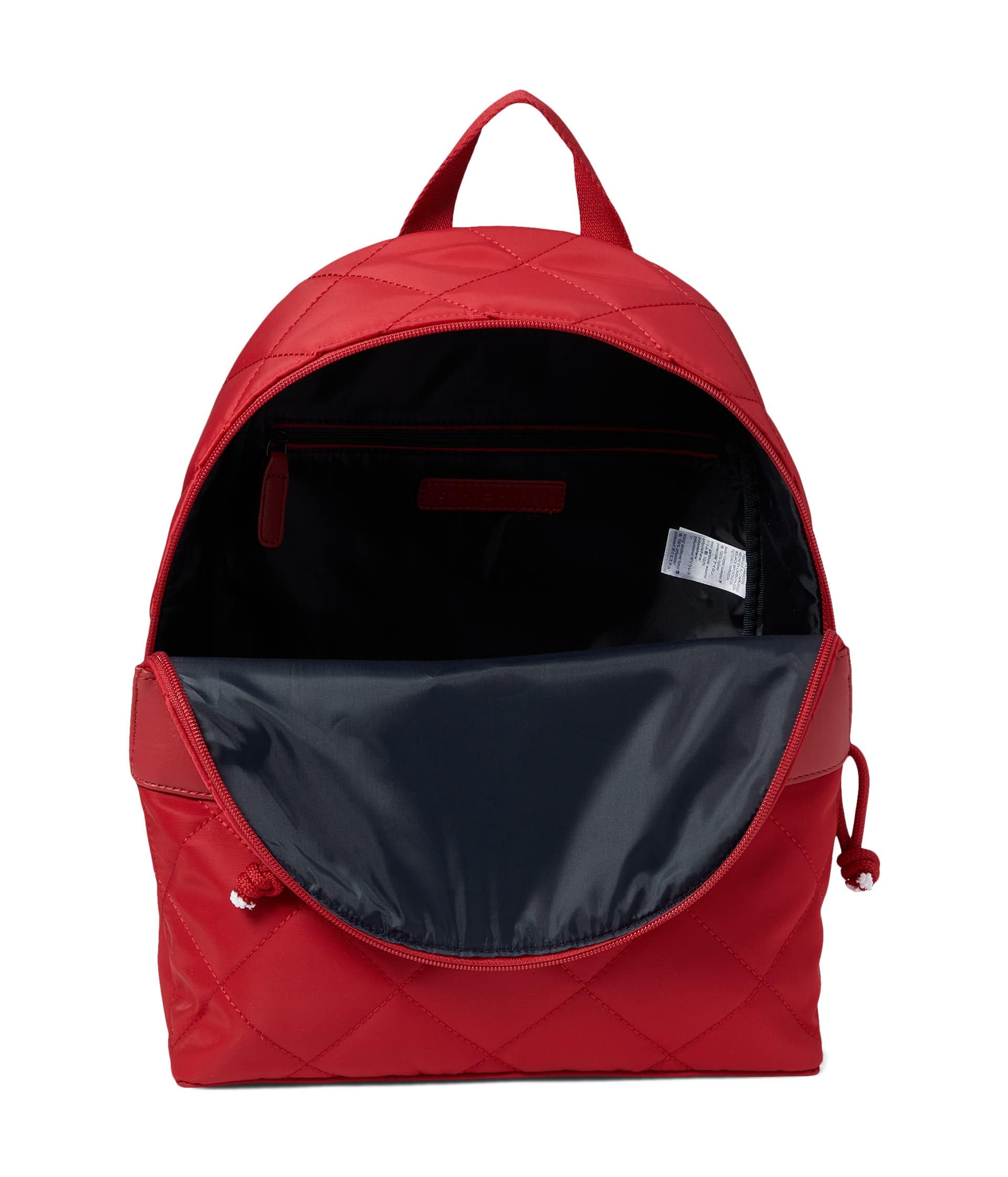 Tommy Hilfiger Daisy Medium Dome Backpack Quilted Smooth Nylon Tommy Red One Size
