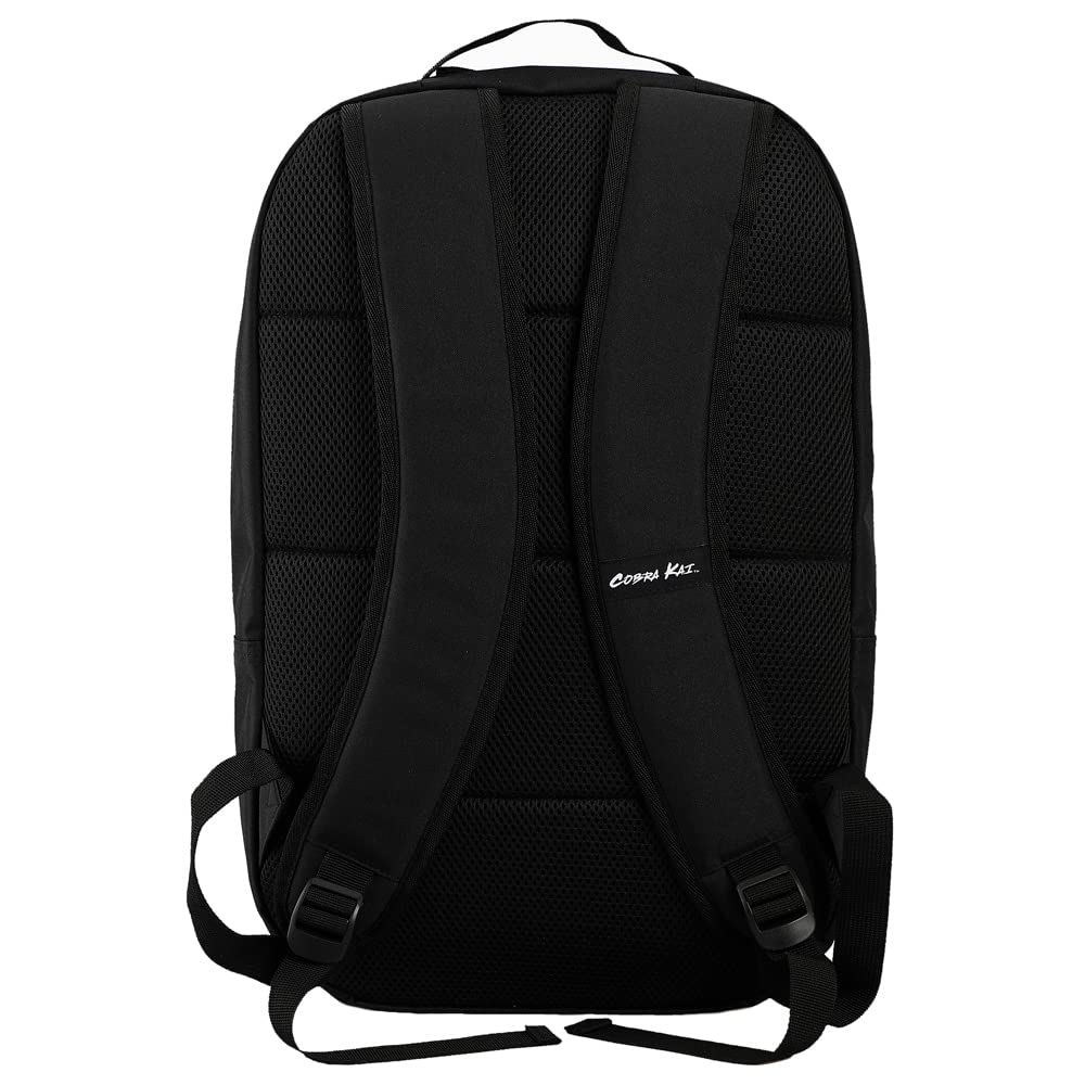 Cobra Kai TV Show Series Red & Black Strike First Tech Backpack