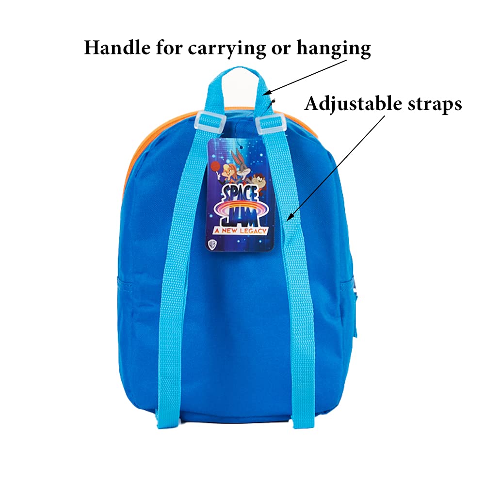 RALME Warner Brothers Looney Tunes Space Jam Mini Backpack for Kids & Toddlers, 11 inch, Bugs Bunny & Friends