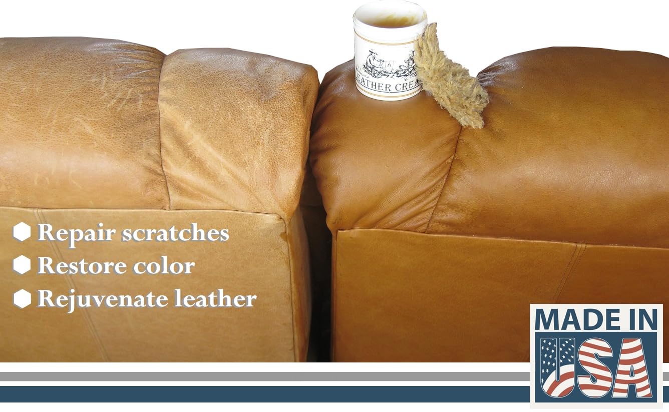 Skidmore's Original Leather Cream | All Natural Non Toxic Formula | Leather Conditioner Cleans, Moisturizes, and Protects Your Leather | 16 Ounces (1 Pint)