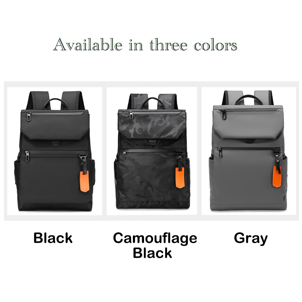 Aipool Men’s and Women’s Grey Casual Daypack Backpacks with Laptop Compartment Computer Backpack for Work School Bookbag
