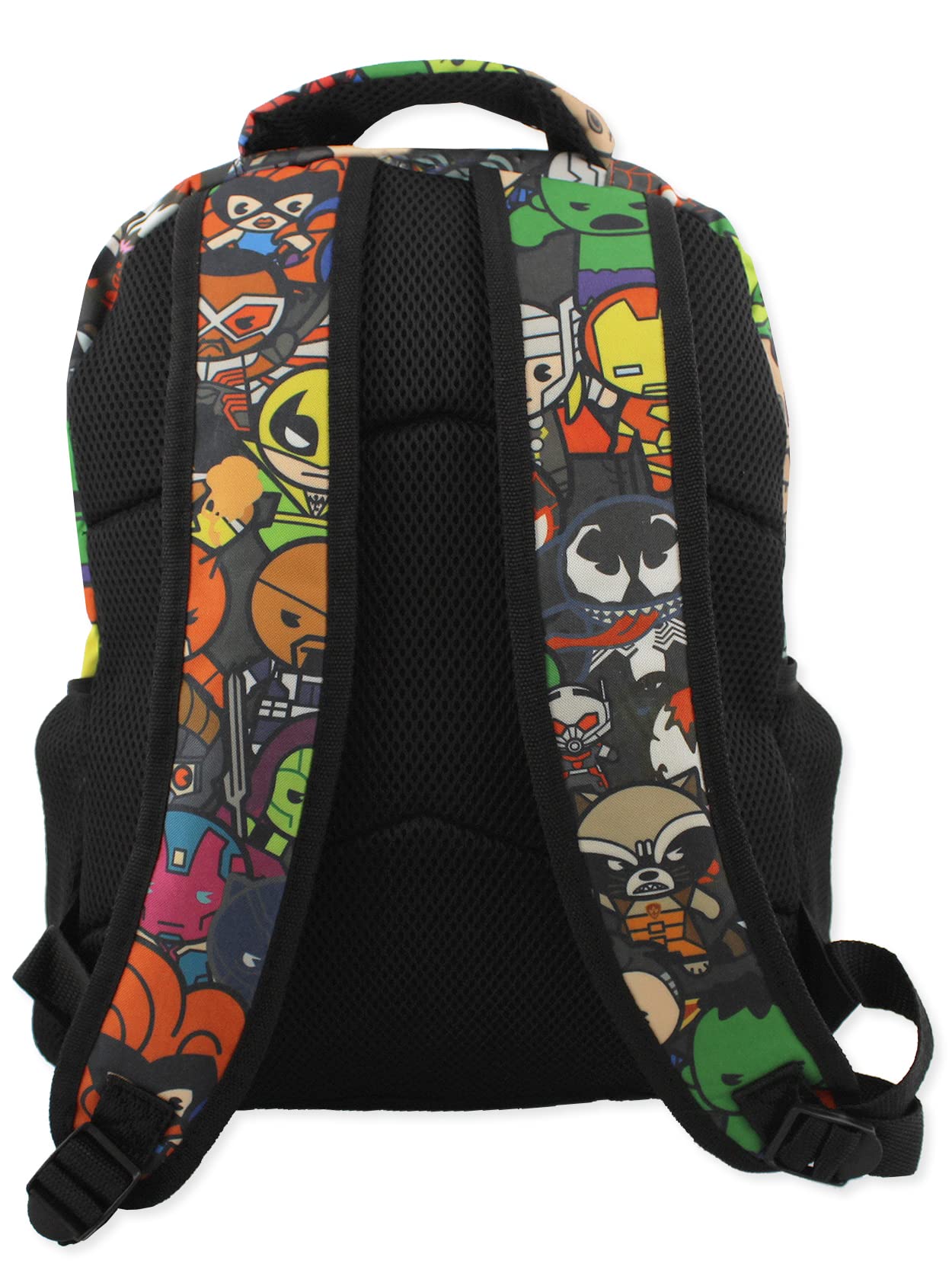 Marvel Kawaii Avengers Boys Girls 16" School Backpack (One Size, Charcoal Grey)