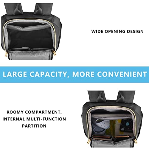 OSOCE Women's Light Weight Casual Daypack, Small School Backpack with Deep Pocket, Student Book Bag fit for 14 Inch Laptop, Business Work Office