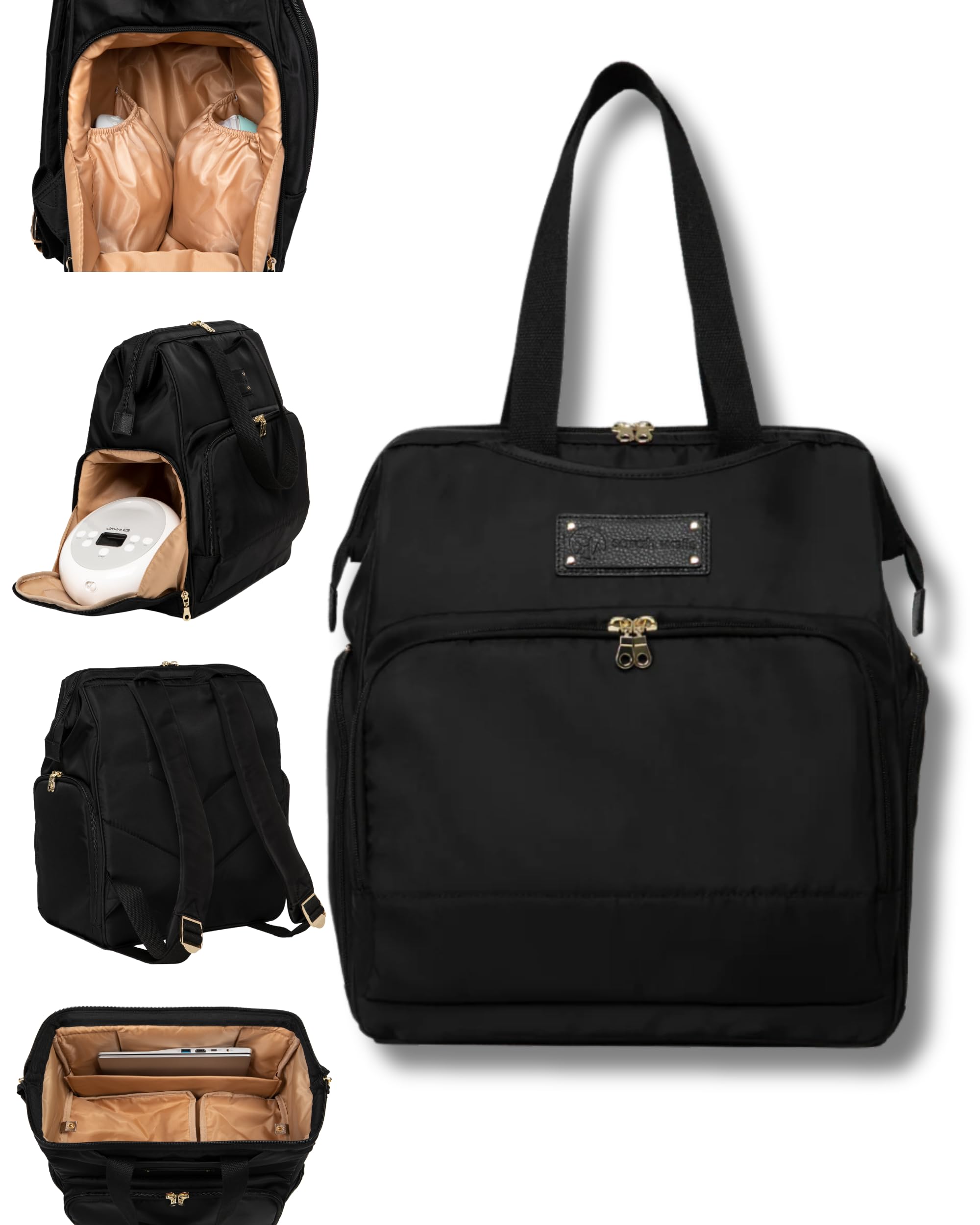 Sarah Wells Norah Breast Pump Backpack (Olive)