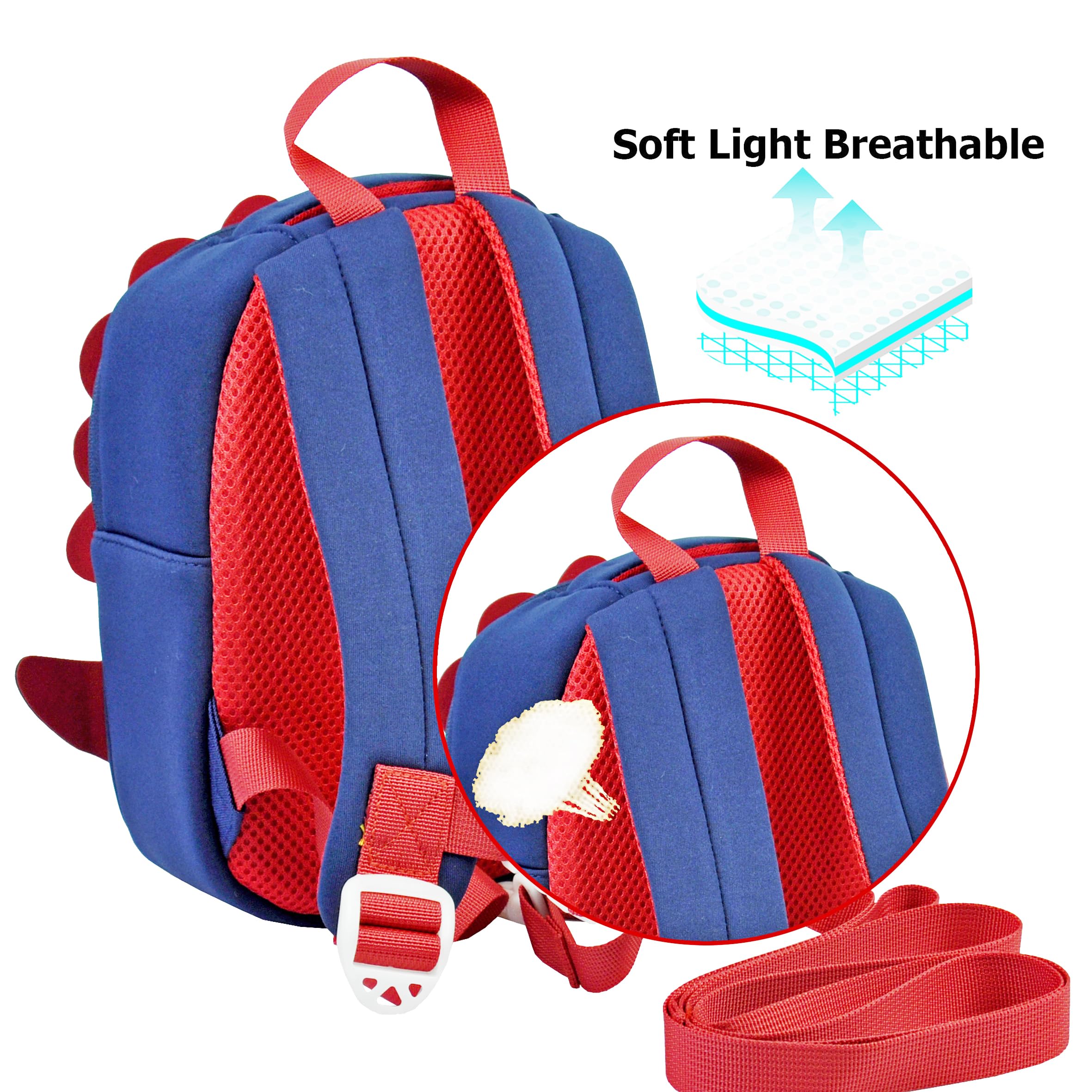 Toddler Backpack with Leash for Kids Boys Girls Preschool Kindergarten Best Gift
