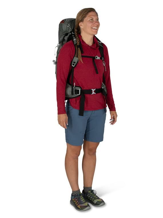 Osprey Eja 38 Women's Ultralight Backpacking Backpack, Cloud Grey, X-Small/Small