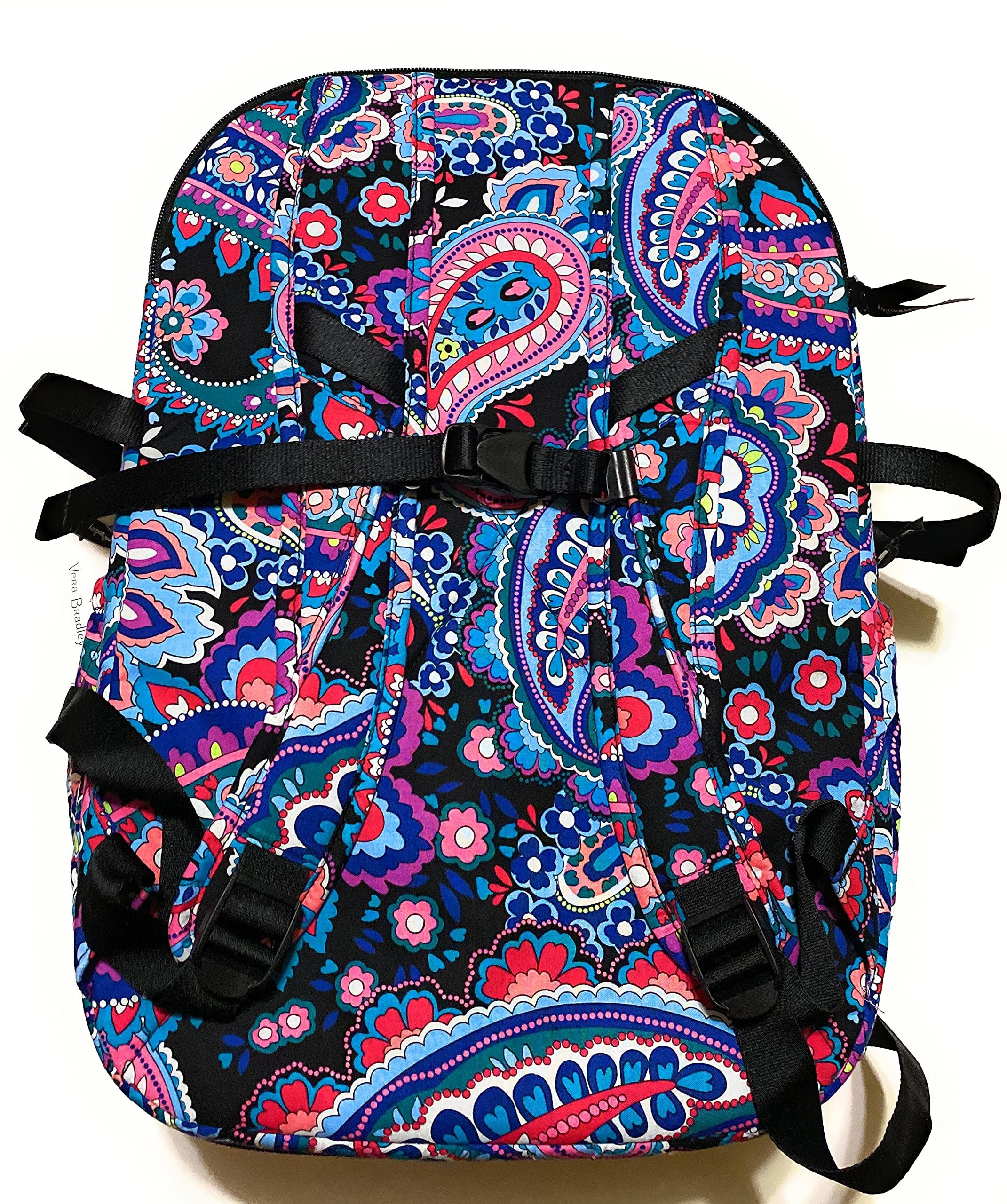 Vera Bradley Essential Expandable Backpack Haymarket Paisley