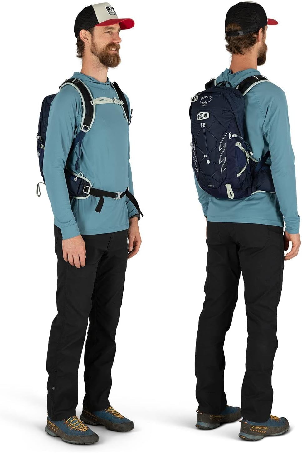 Osprey Talon 11 Men's Hiking Backpack , Ceramic Blue, Large/X-Large