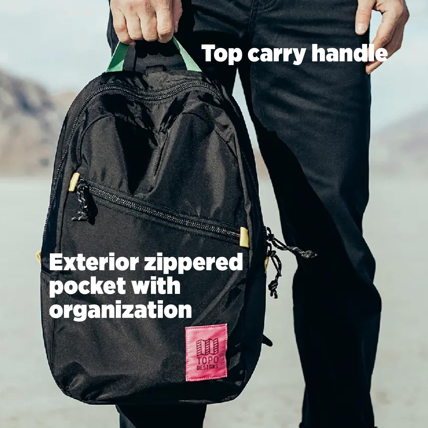 Topo Designs Light Pack - Black/Black