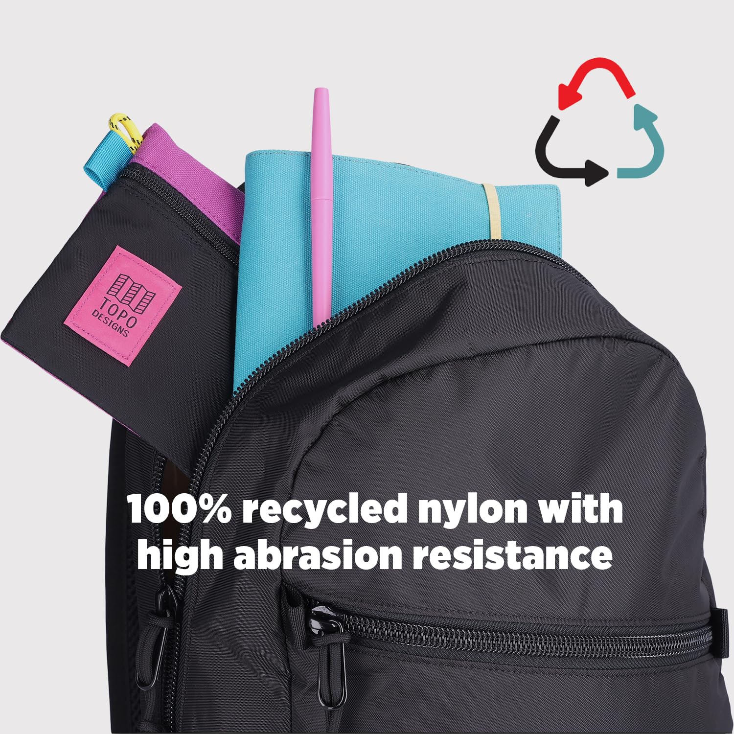 Topo Designs Light Pack - Black/Black
