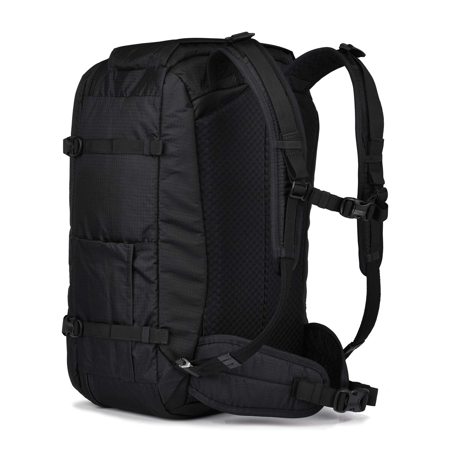 Pacsafe Vibe 40 Liter Anti Theft Carry-On Backpack / Travel Bag - Fits 16 inch Laptop, Black