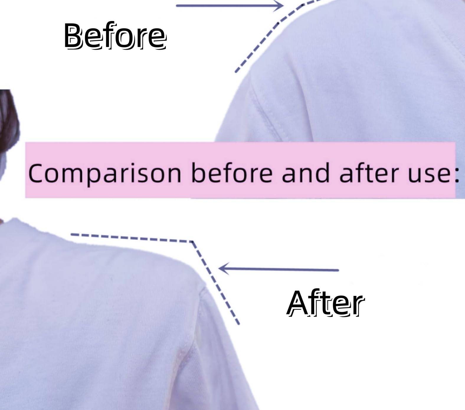 BeeSpring 4 PCS Covered Set-in Shoulder Pads Sewing Foam Polyester Pads (4 White)