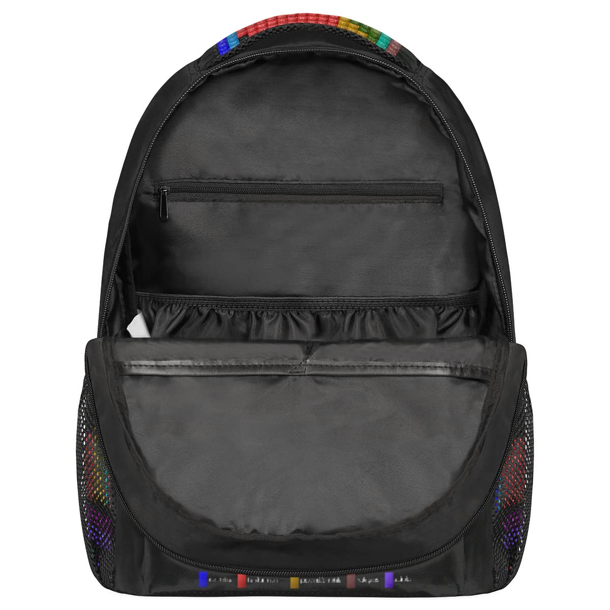 Periodic Table Backpacks for Women Men, Chemistry Elements Travel Backpack Laptop Backpack Waterproof School Bookbags with Multiple Pocket Hiking Daypack Casual Bag