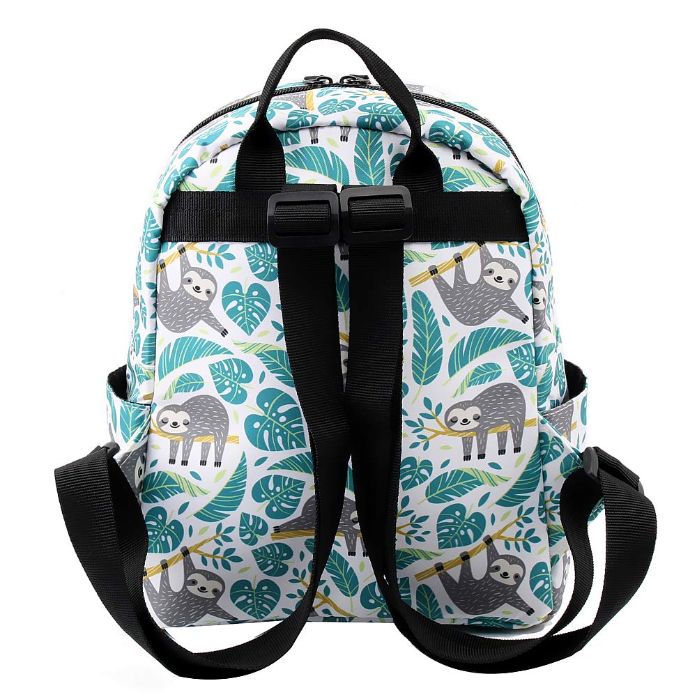 LOOMILOO Small Backpack for Women Sloth Mini Backpack Kids Backpack for Young Girls (sloth)